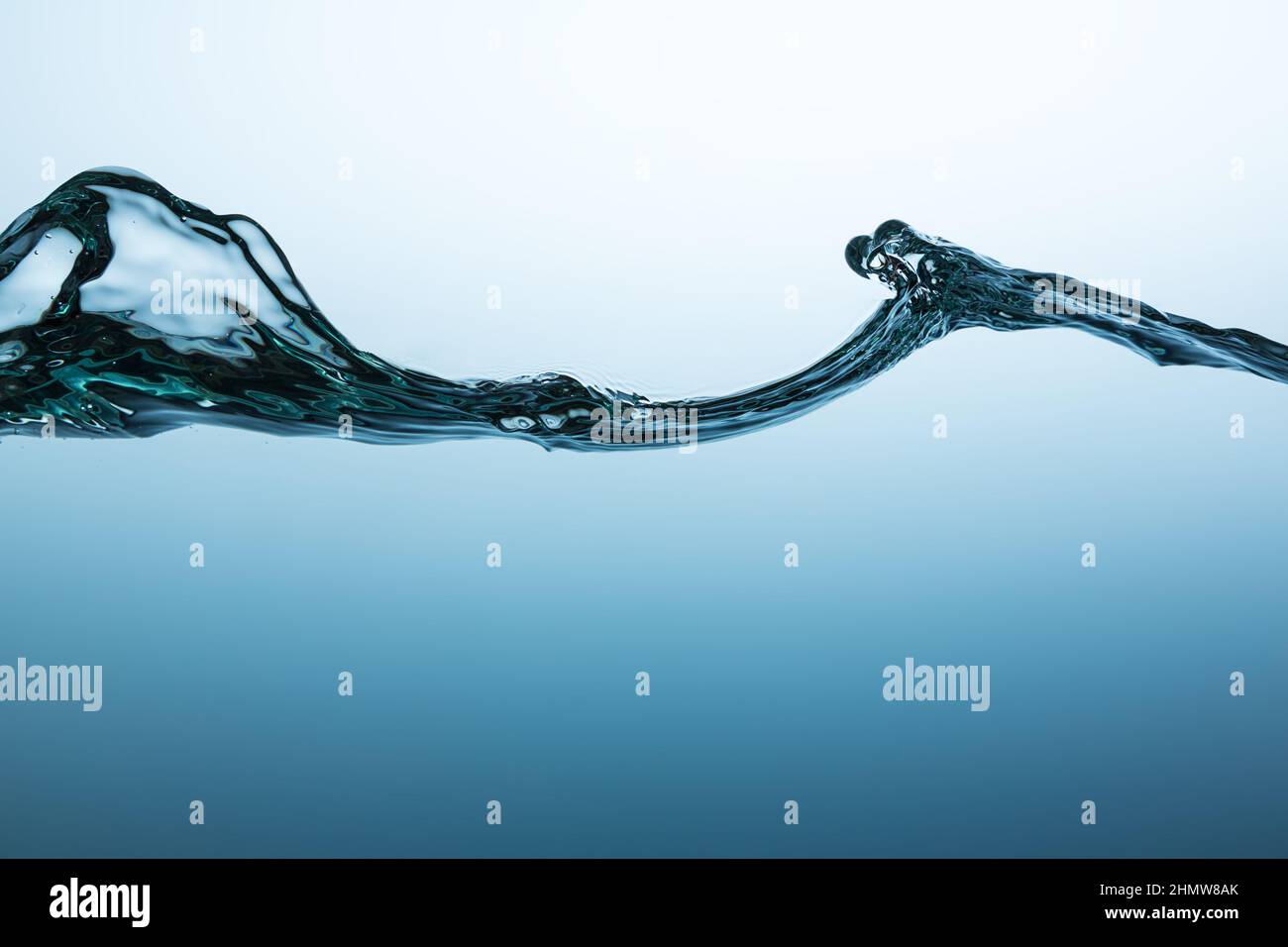 Curved water waves hi-res stock photography and images - Alamy