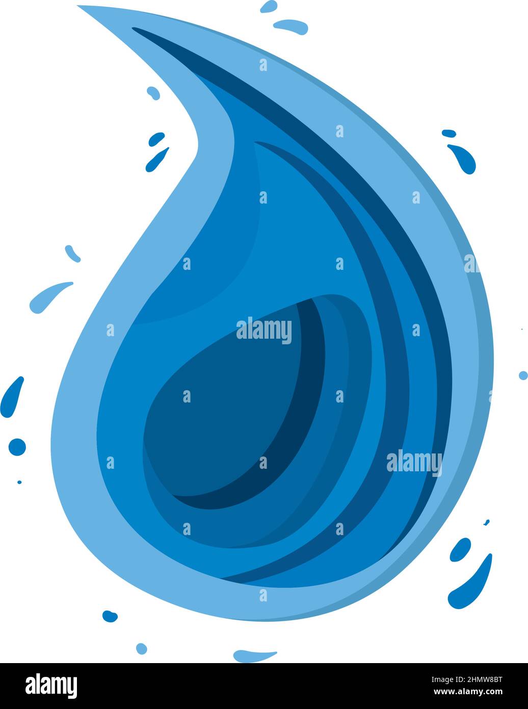 water drop design over white Stock Vector Image & Art - Alamy