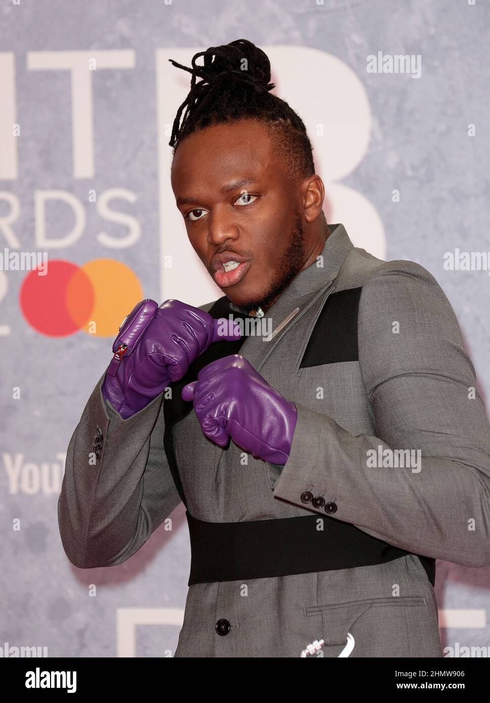 Feb 08, 2022 - London, England, UK - KSI attends BRIT Awards 2022, O2 ... Feb 08, 2022 - London, England, UK - KSI attends BRIT Awards 2022, O2 ...