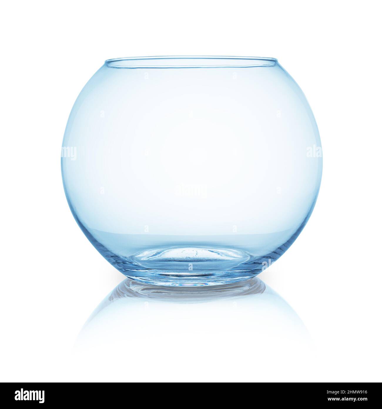 empty fishbowl on white Stock Photo - Alamy