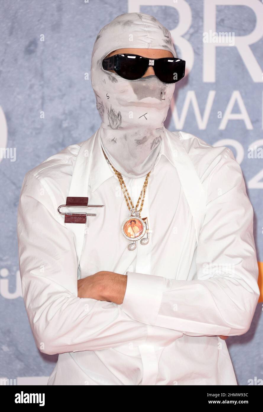 Feb 08, 2022 - London, England, UK - Meeks attends BRIT Awards 2022, O2 ...