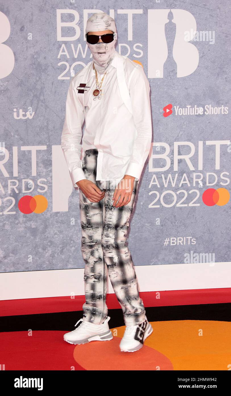 Feb 08, 2022 - London, England, UK - Meeks attends BRIT Awards 2022, O2 ...