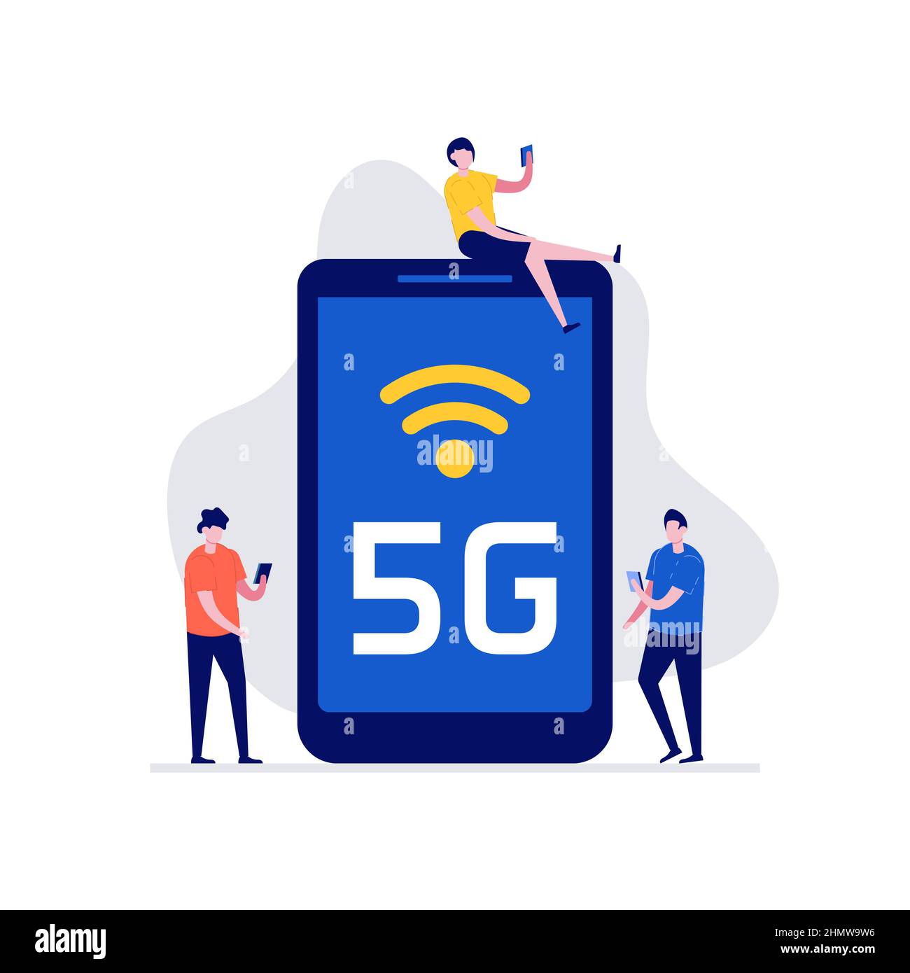 5g wireless infographics Stock Vector Images - Alamy
