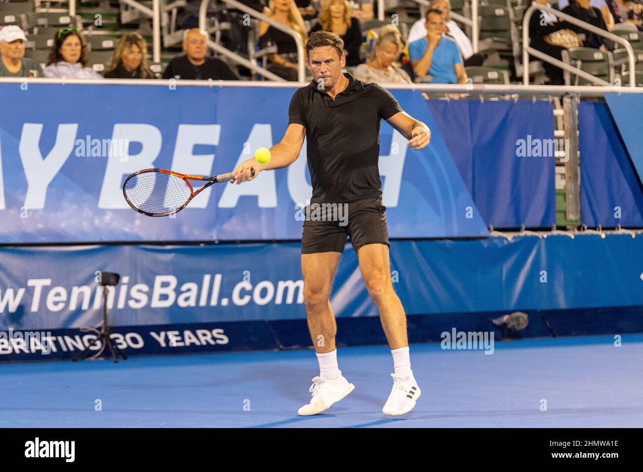 Jan-Michael Gambill (USA) seen in action during ATP Champions, Legends ...