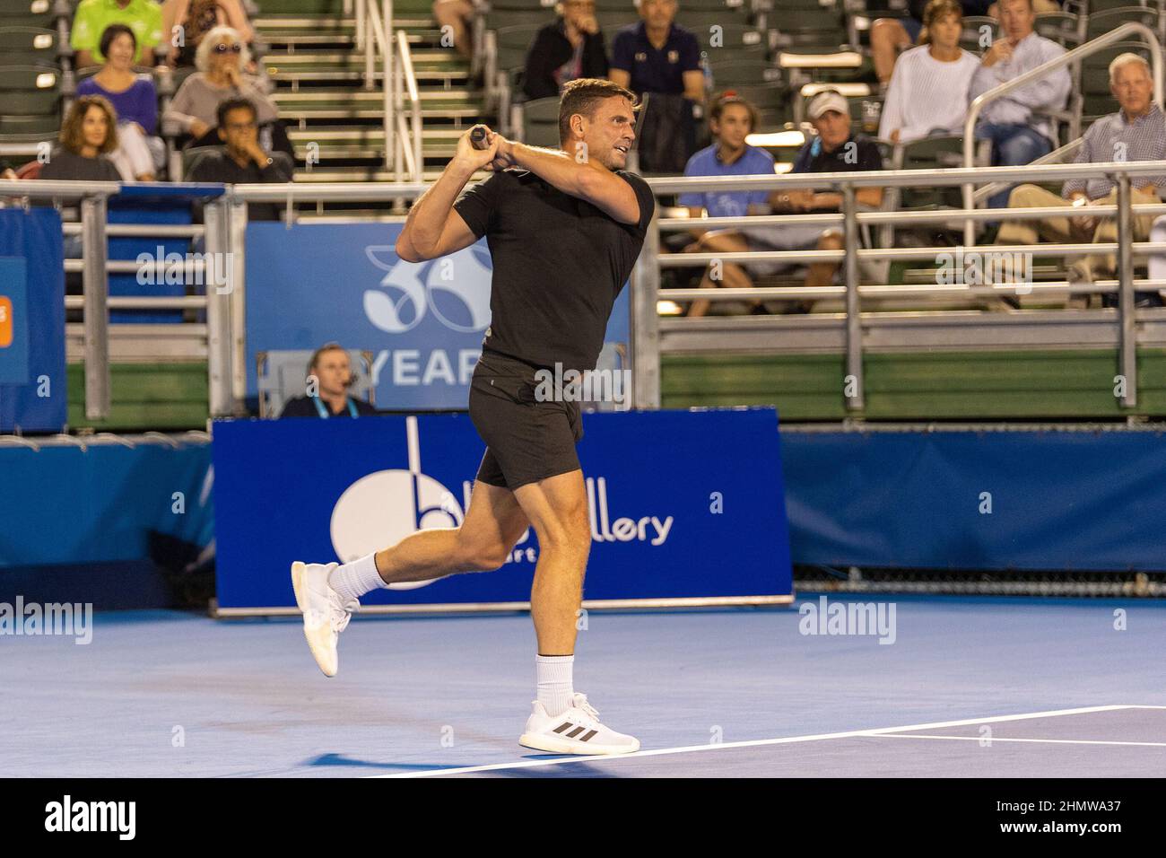 Jan-Michael Gambill (USA) seen in action during ATP Champions, Legends ...