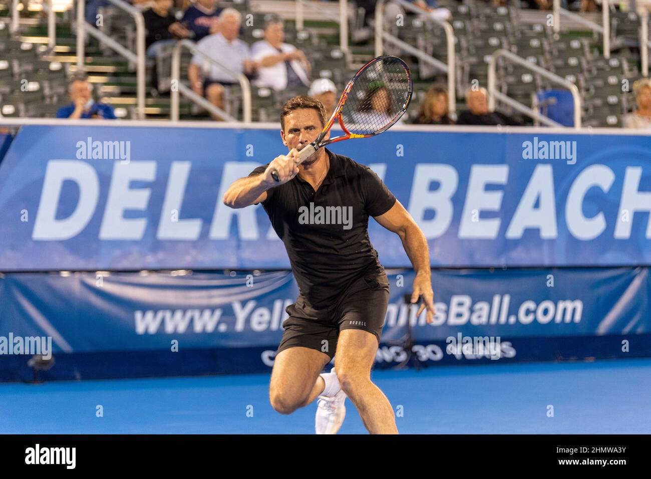 Jan-Michael Gambill (USA) seen in action during ATP Champions, Legends ...