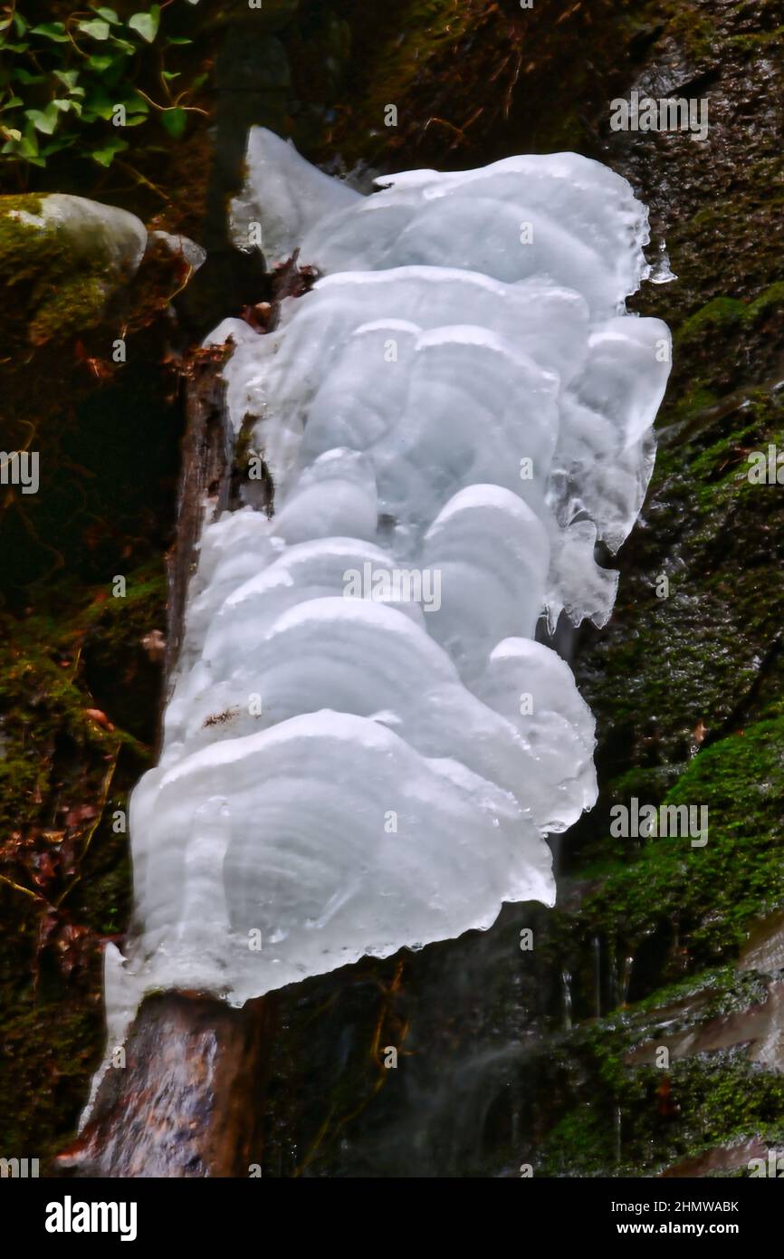 ice formation in the nature environment Stock Photo - Alamy