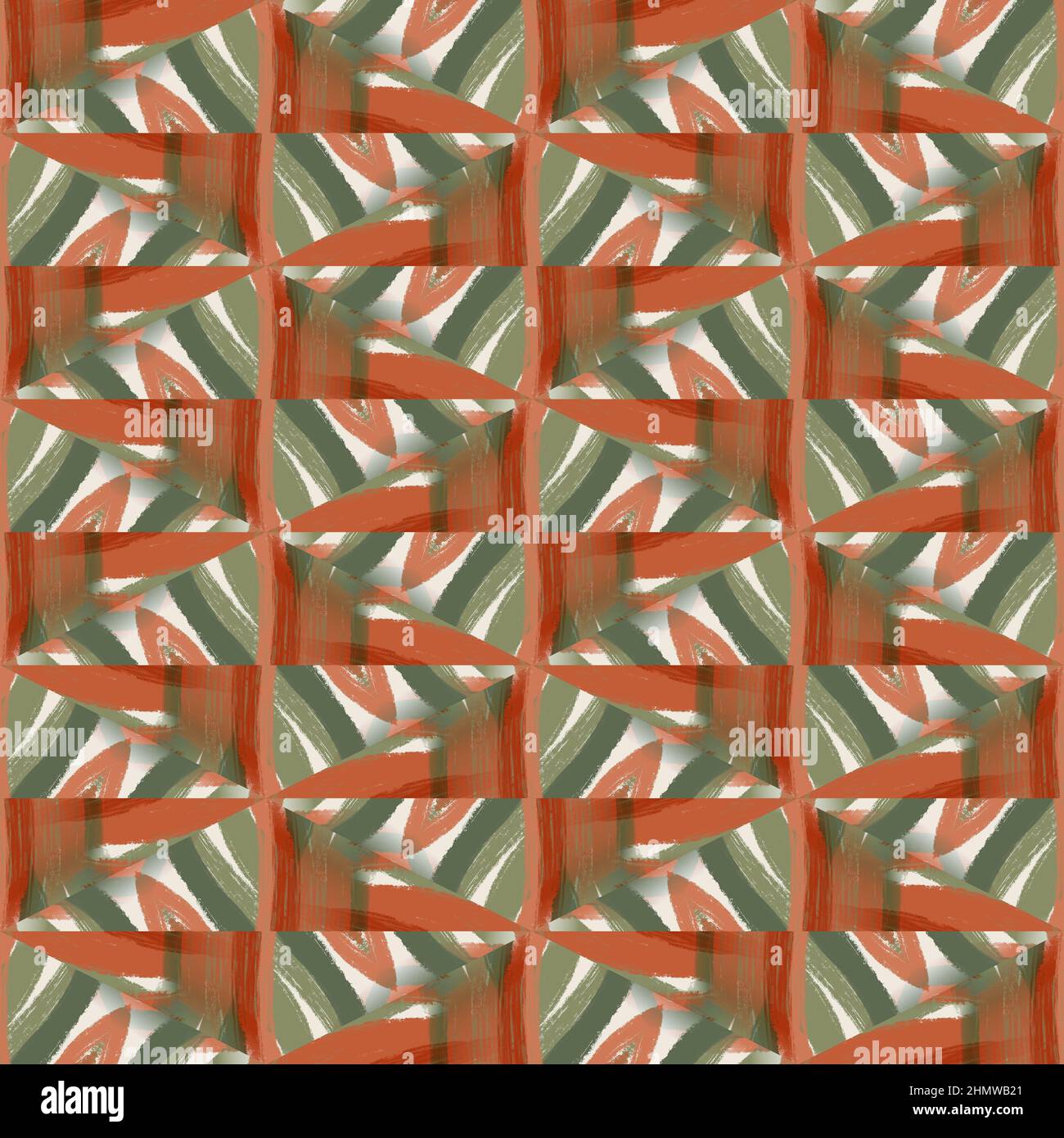 Western marbled mottle seamless raster pattern. Bohemian desert orange ...