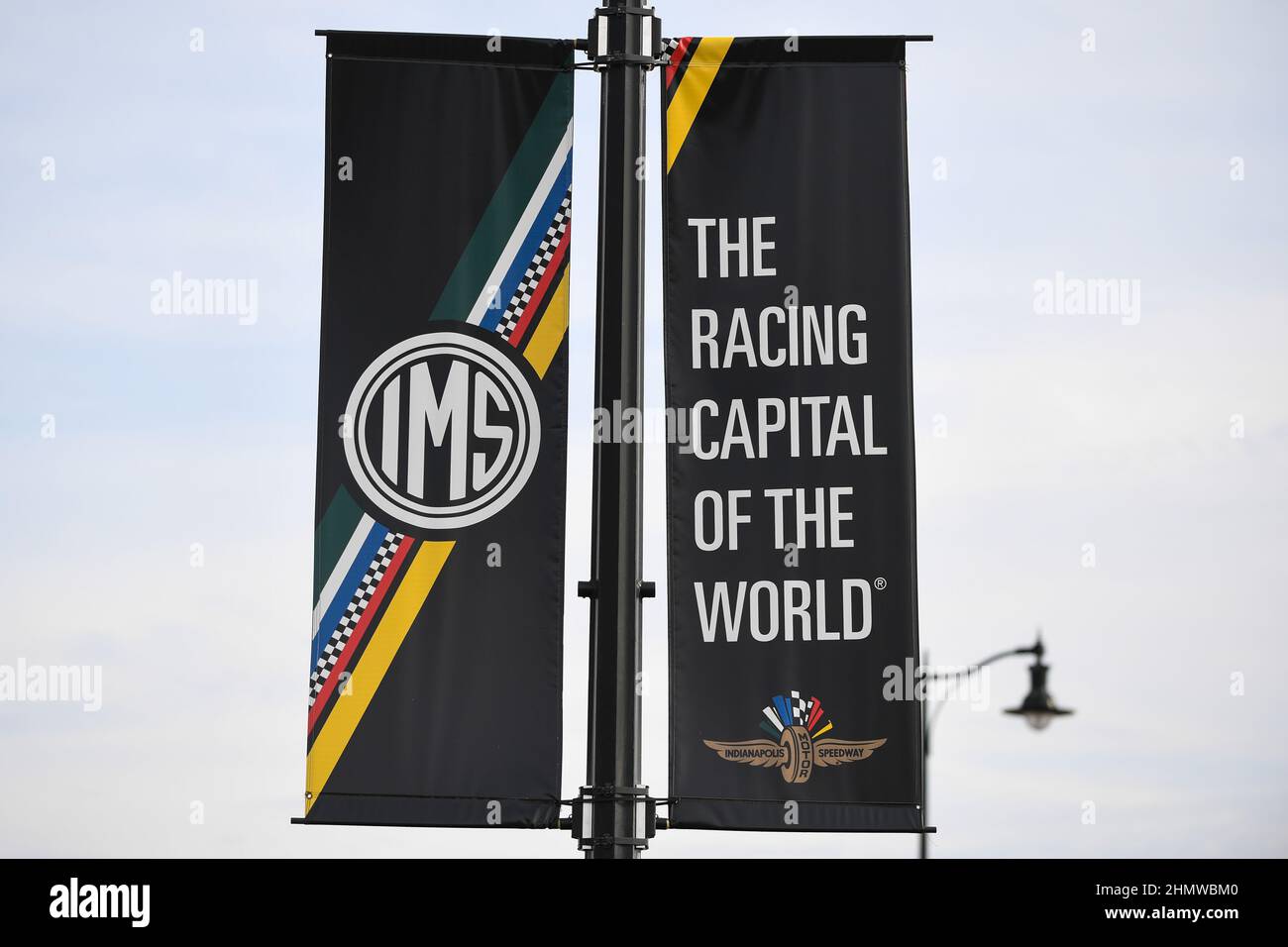 A general view of the Indianapolis Motor Speedway entrance on Saturday ...
