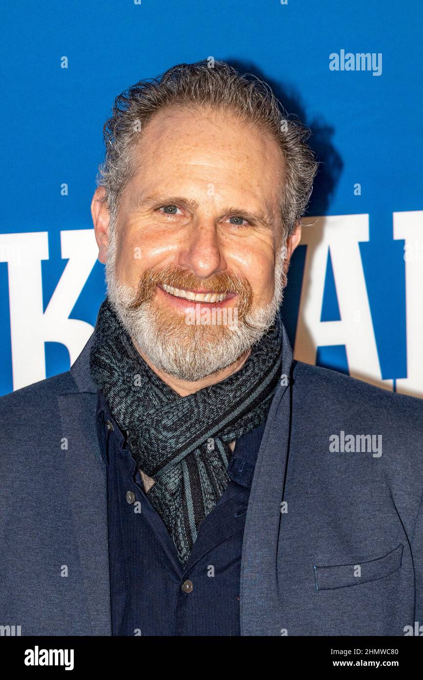 Remy Auberjonois attends the opening night of "The Music Man" on ...