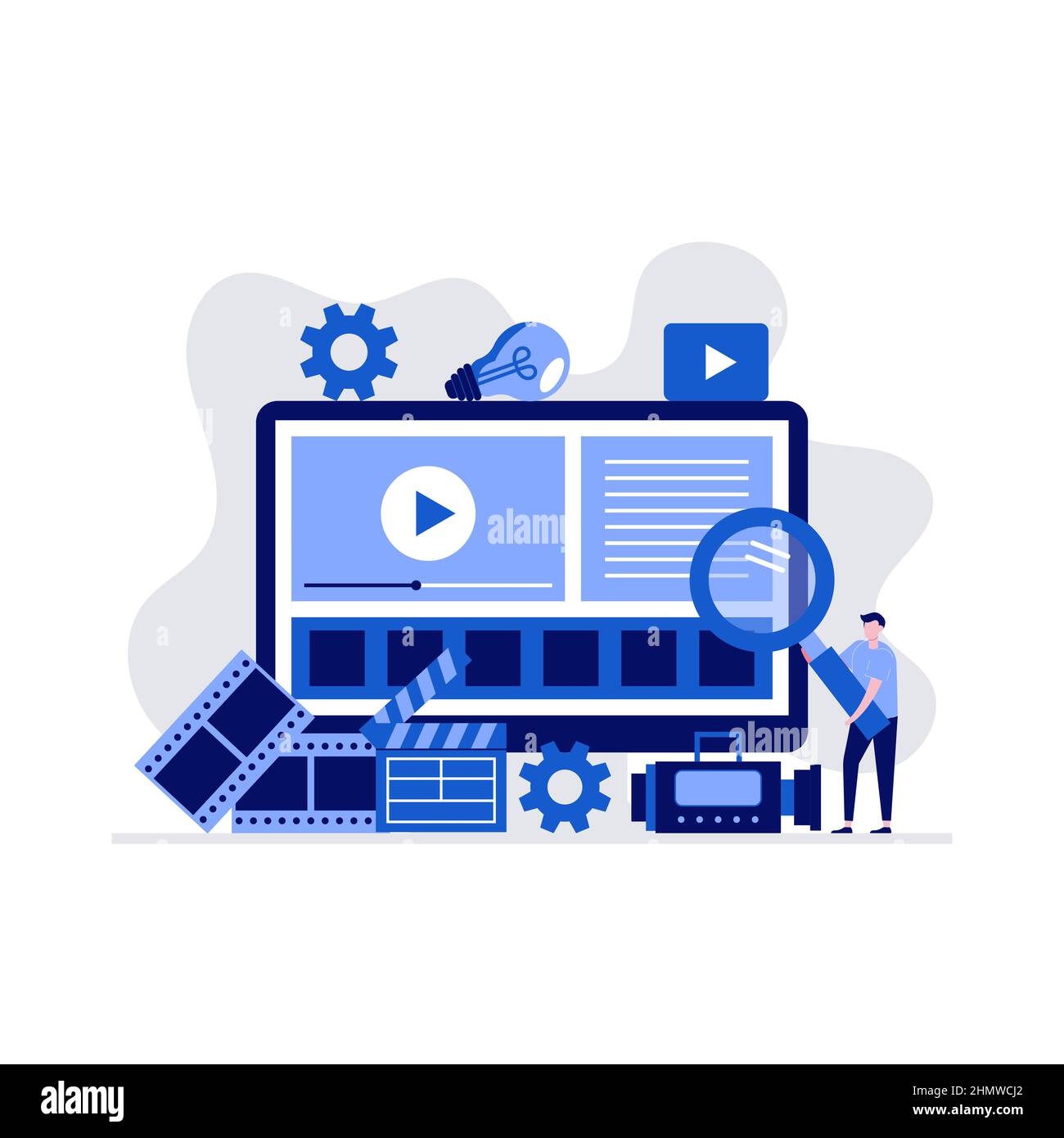 Youtube banner vector vectors hi-res stock photography and images - Alamy