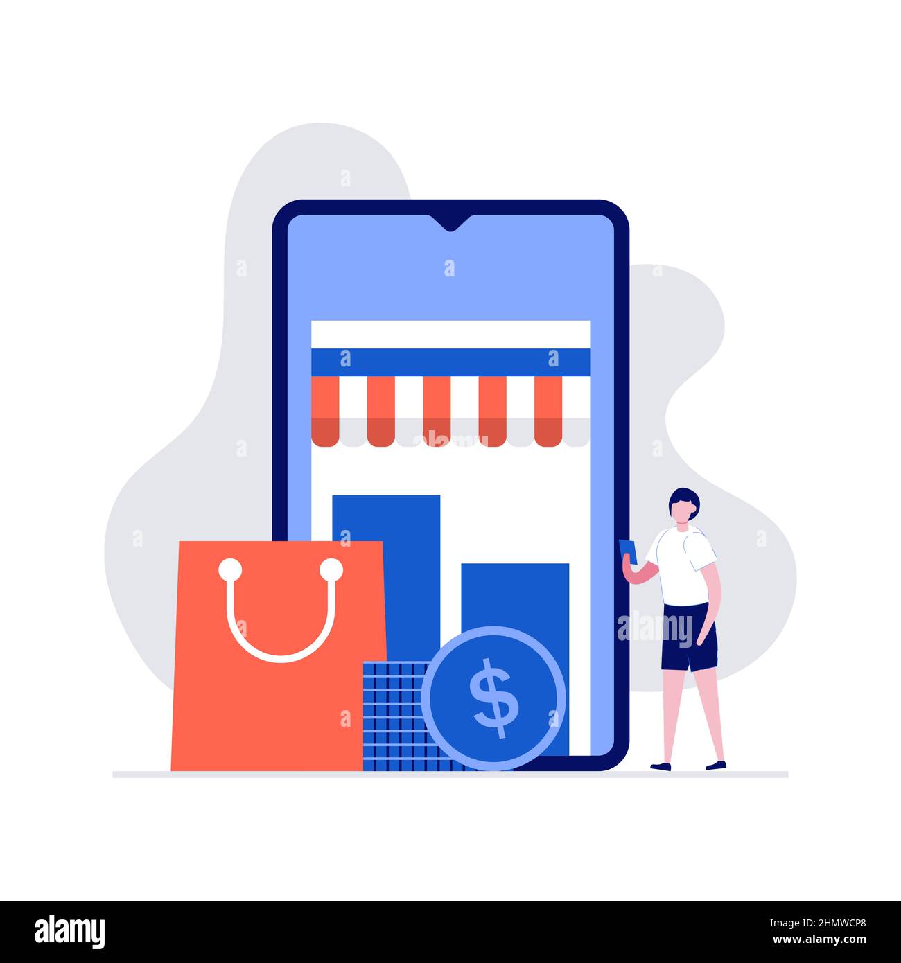 Store near modern Stock Vector Images - Alamy