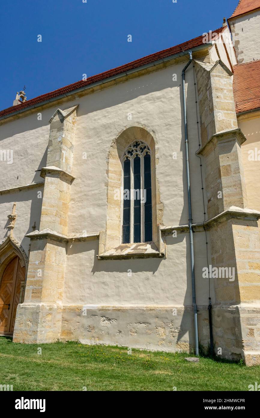 Beautiful Gothic church in small town in Slovenia Stock Photo - Alamy
