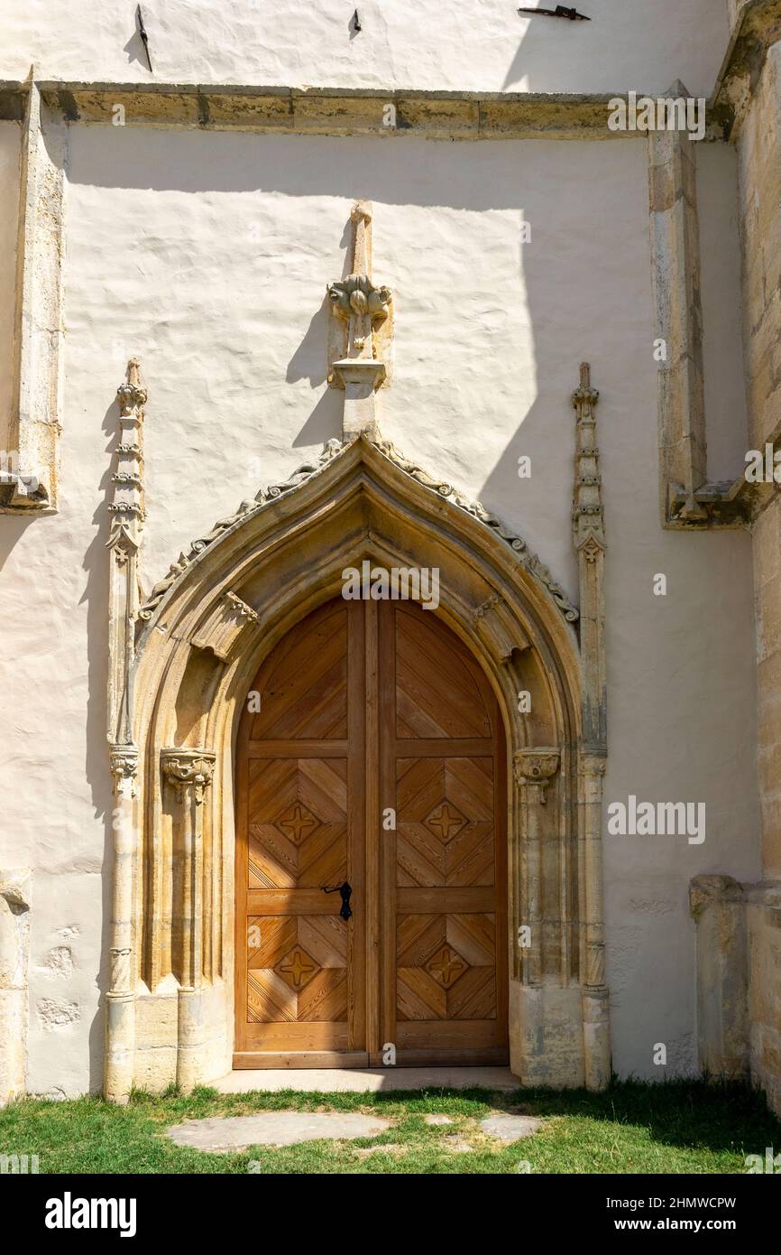 Beautiful Gothic church in small town in Slovenia Stock Photo - Alamy