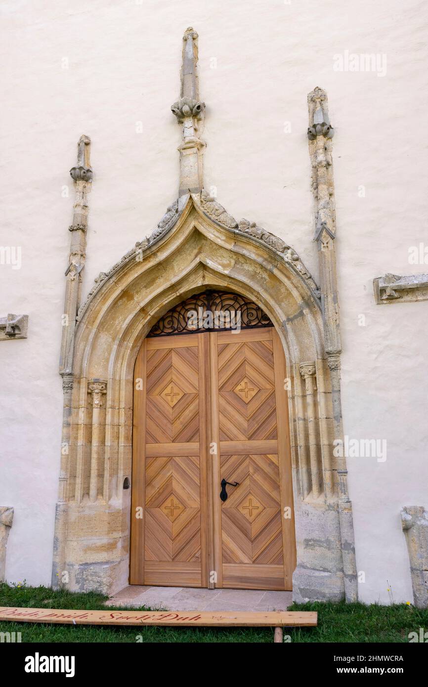 Beautiful Gothic church in small town in Slovenia Stock Photo - Alamy