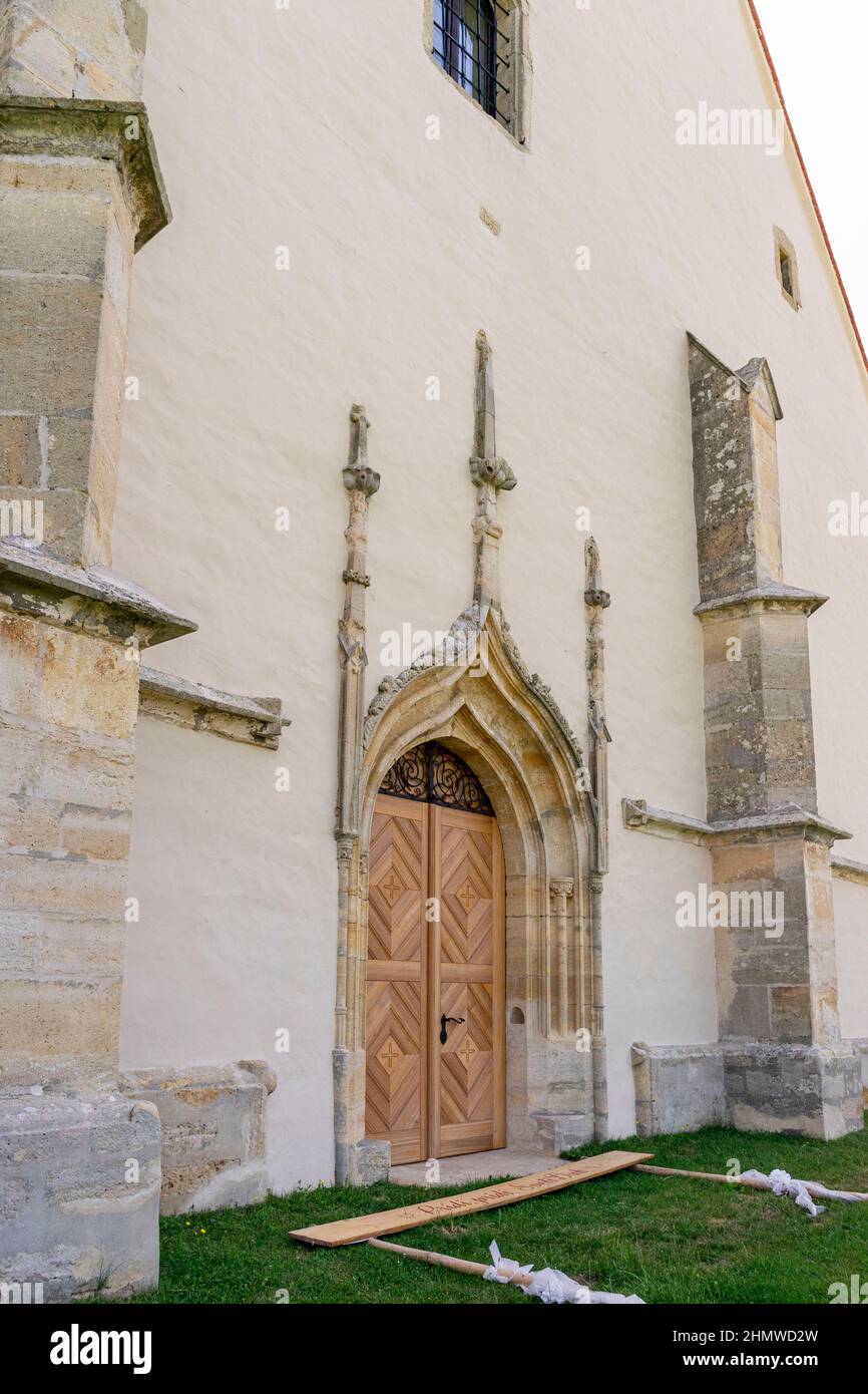 Beautiful Gothic church in small town in Slovenia Stock Photo - Alamy