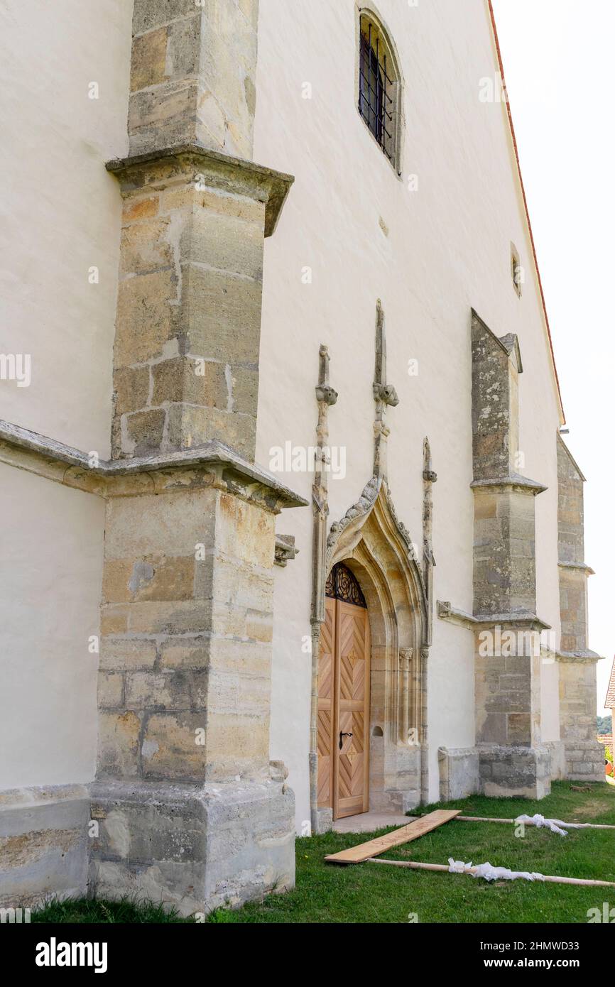 Beautiful Gothic church in small town in Slovenia Stock Photo - Alamy