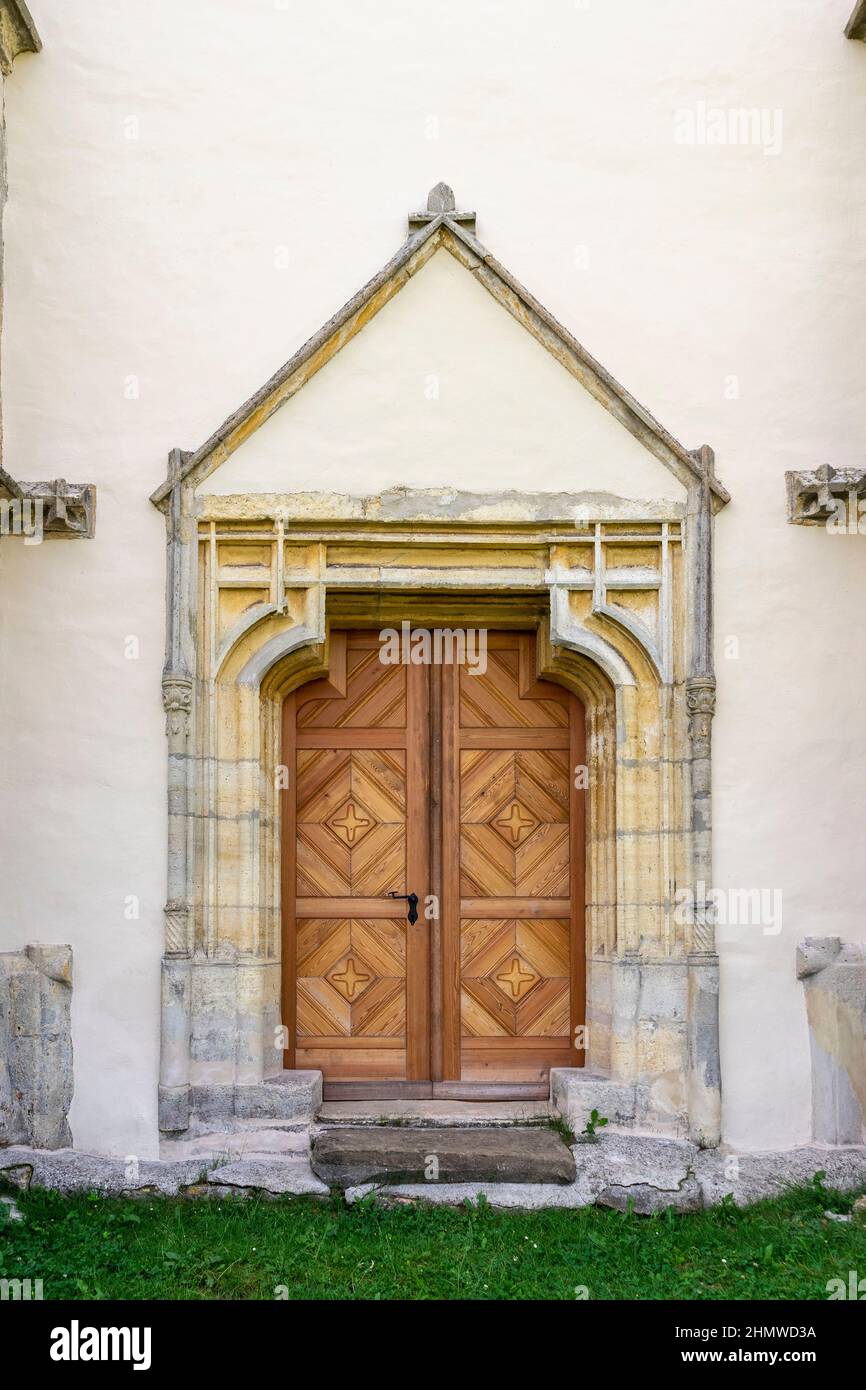 Beautiful Gothic church in small town in Slovenia Stock Photo - Alamy
