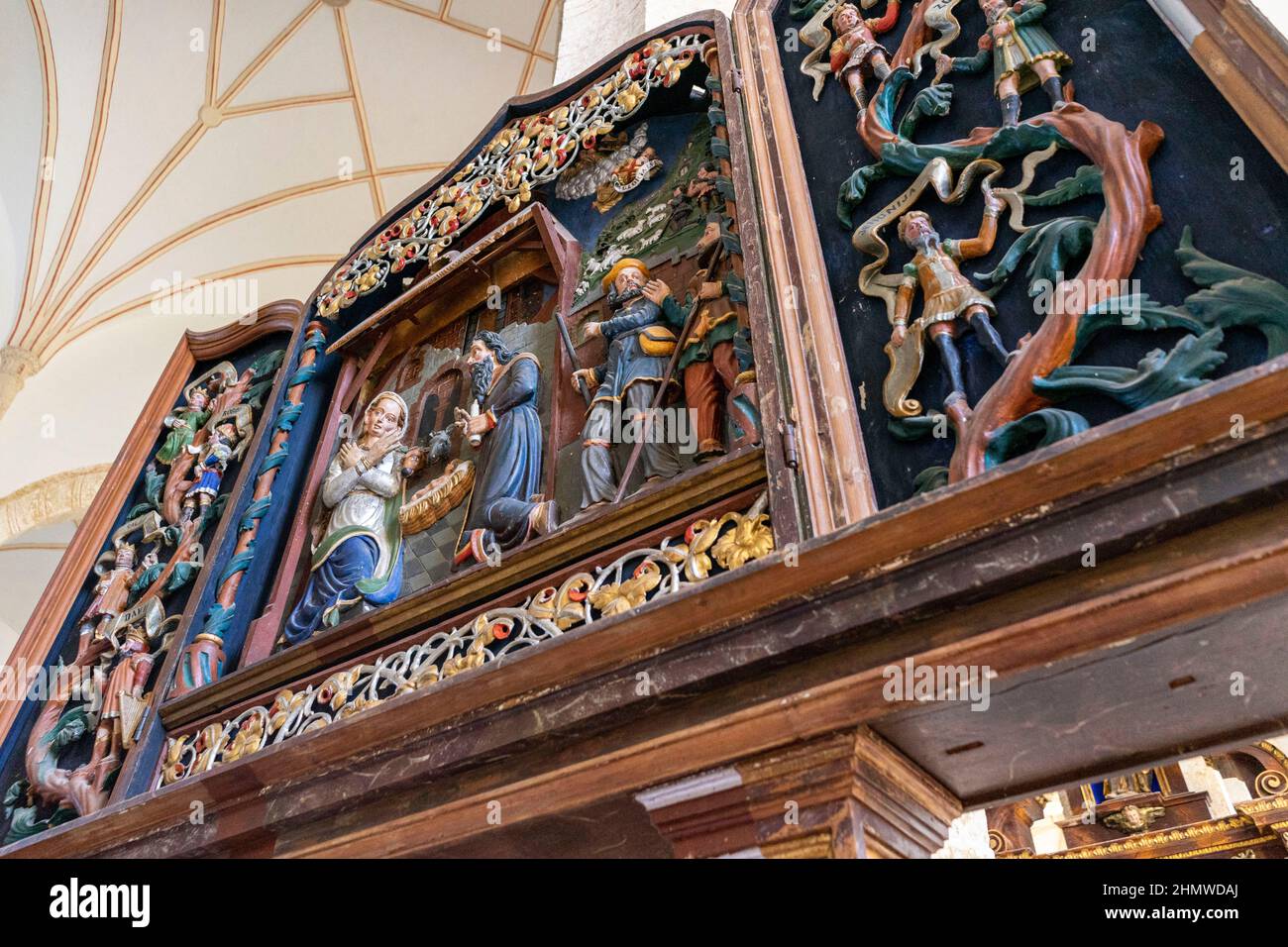 Beautiful Gothic church in small town in Slovenia Stock Photo - Alamy