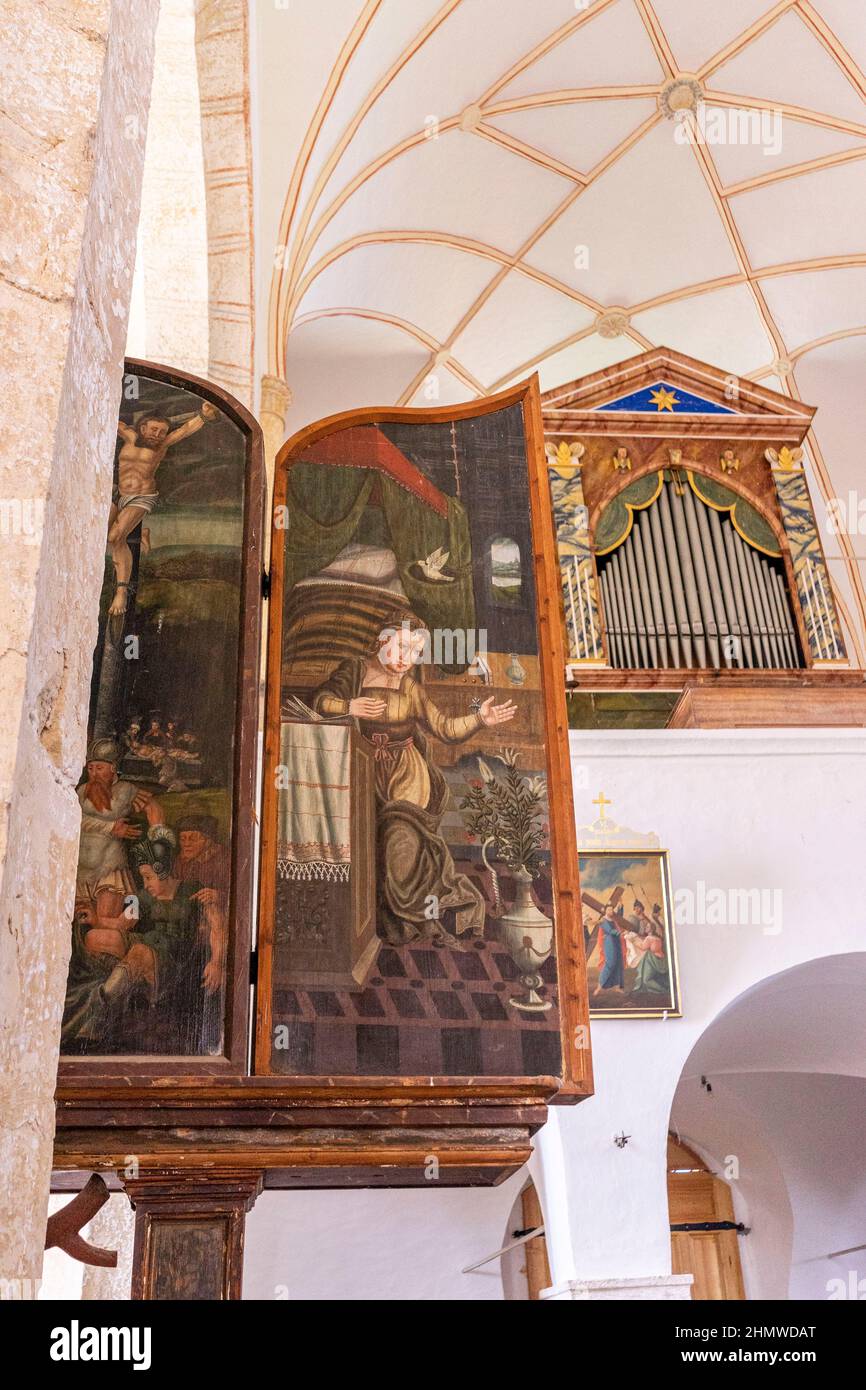 Beautiful Gothic church in small town in Slovenia Stock Photo - Alamy