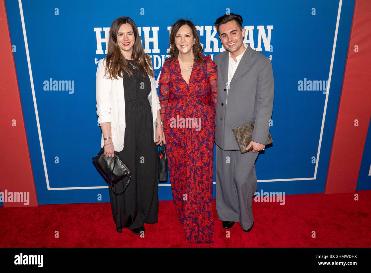 Kate Horton (C) and guests attend at the opening night of "The Music ...