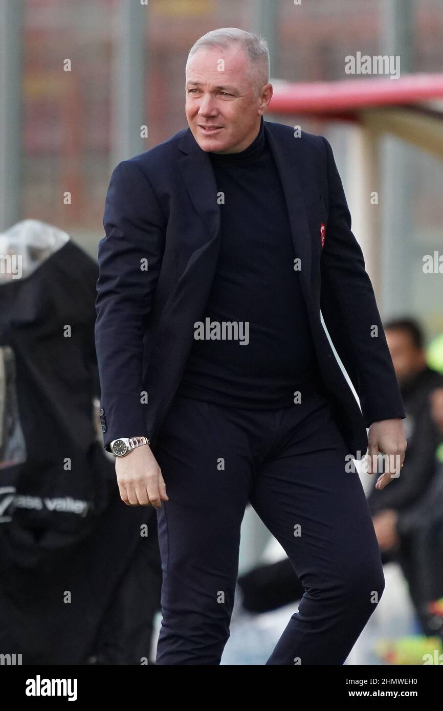 Perugia, Italy. 12th Feb, 2022. massimiliano alvini (allenatore perugia ...