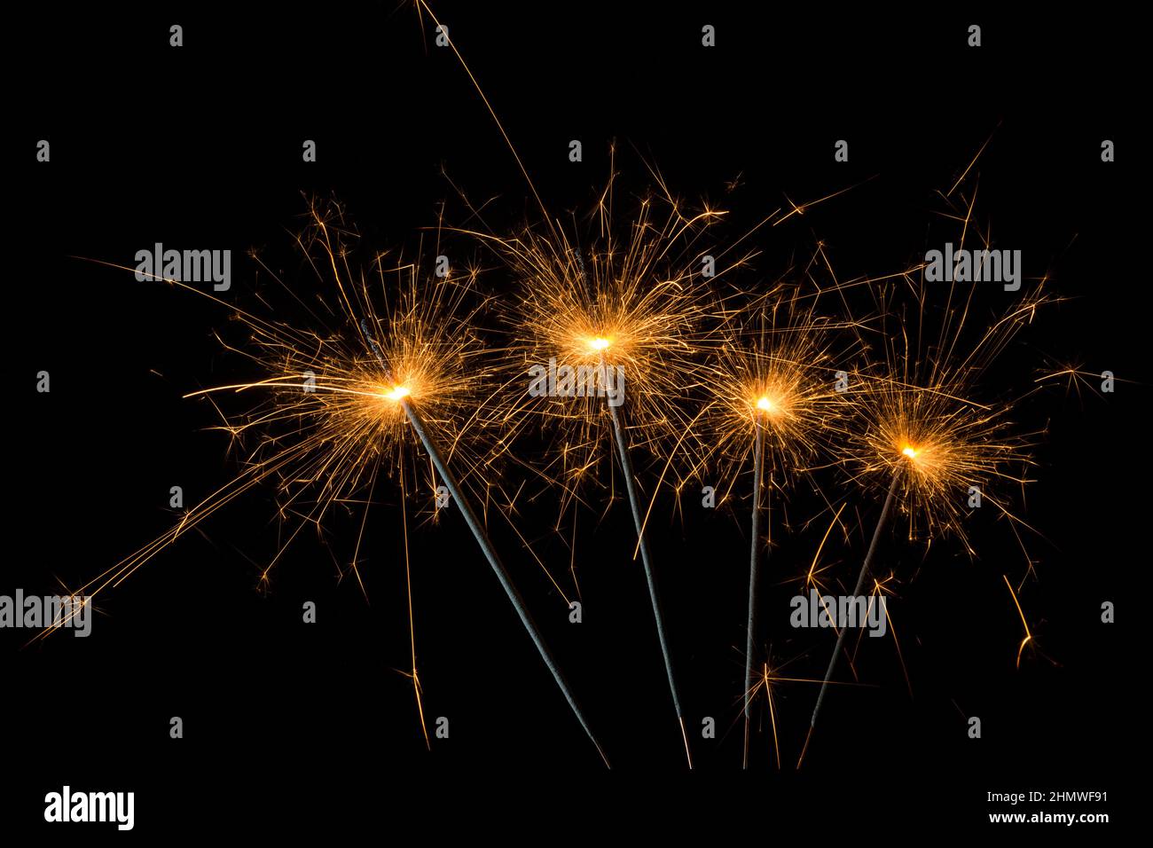 Sparks sparklers on black hi-res stock photography and images - Alamy