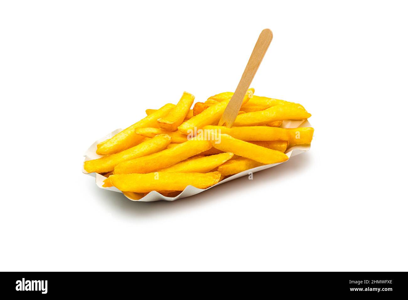 german fries isolated on white Stock Photo - Alamy