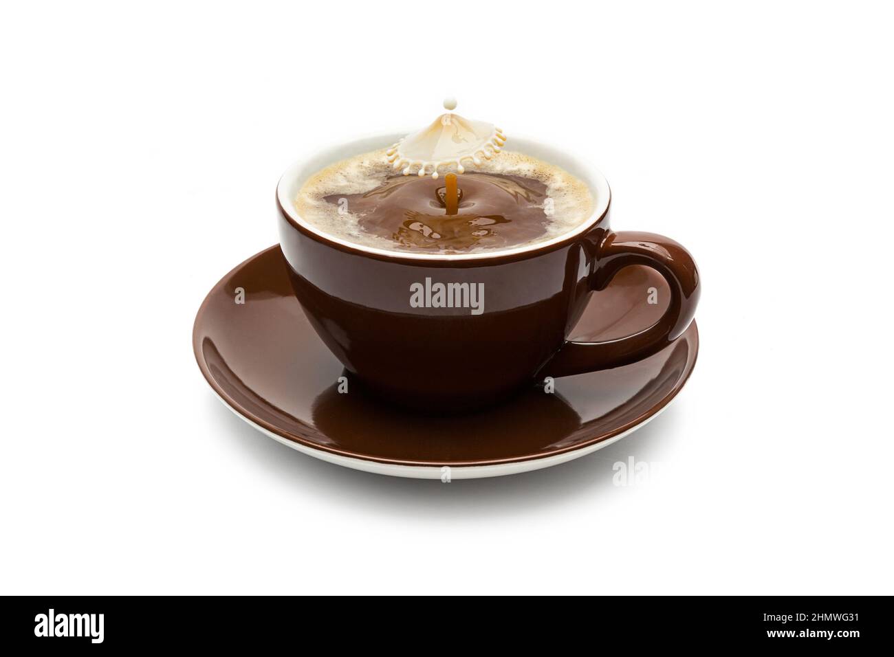 Milk drop Cut Out Stock Images & Pictures - Alamy