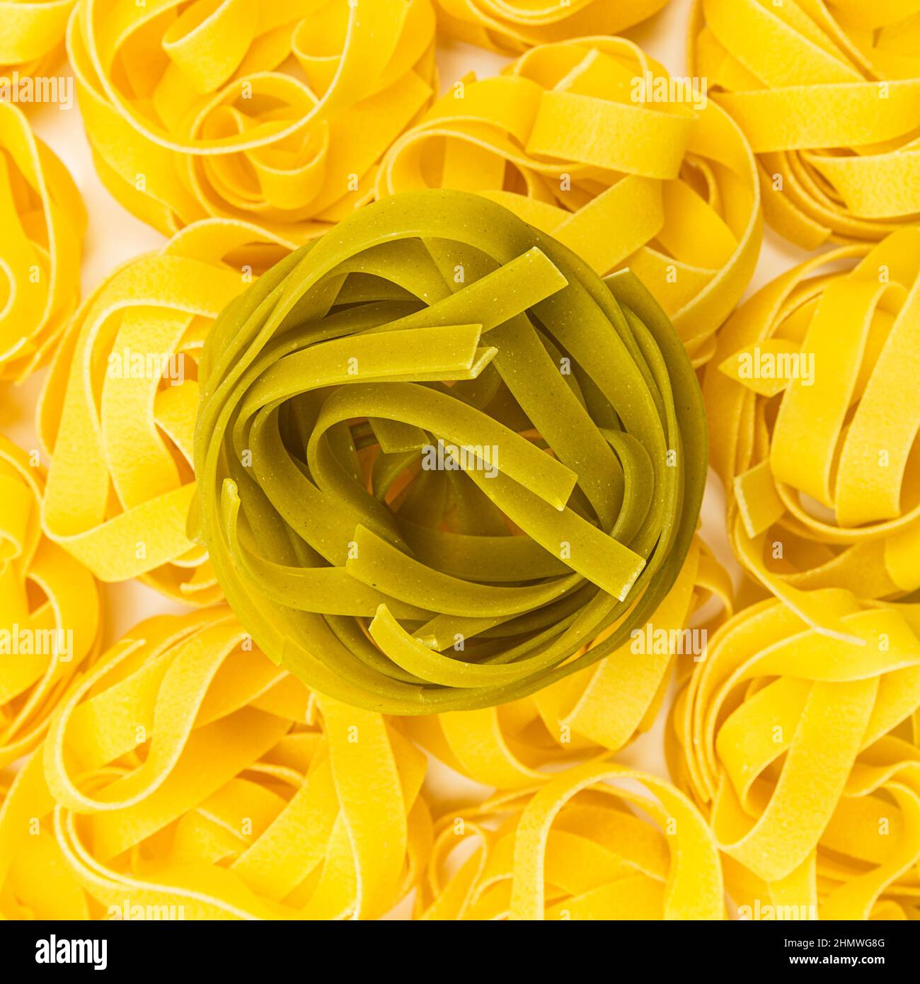 different pasta nests Stock Photo - Alamy