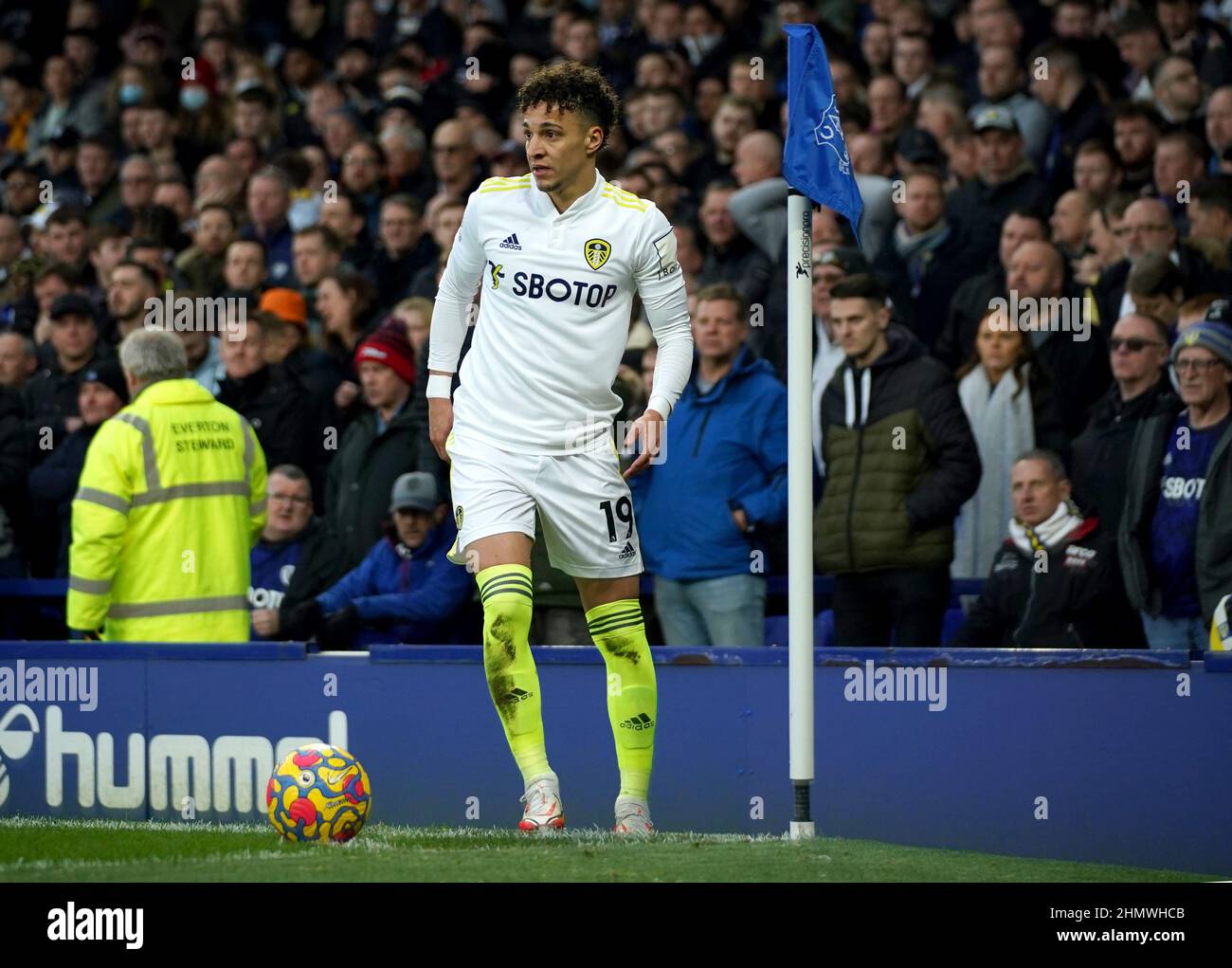 Leeds United's Rodrigo during the Premier League match at Goodison Park ...