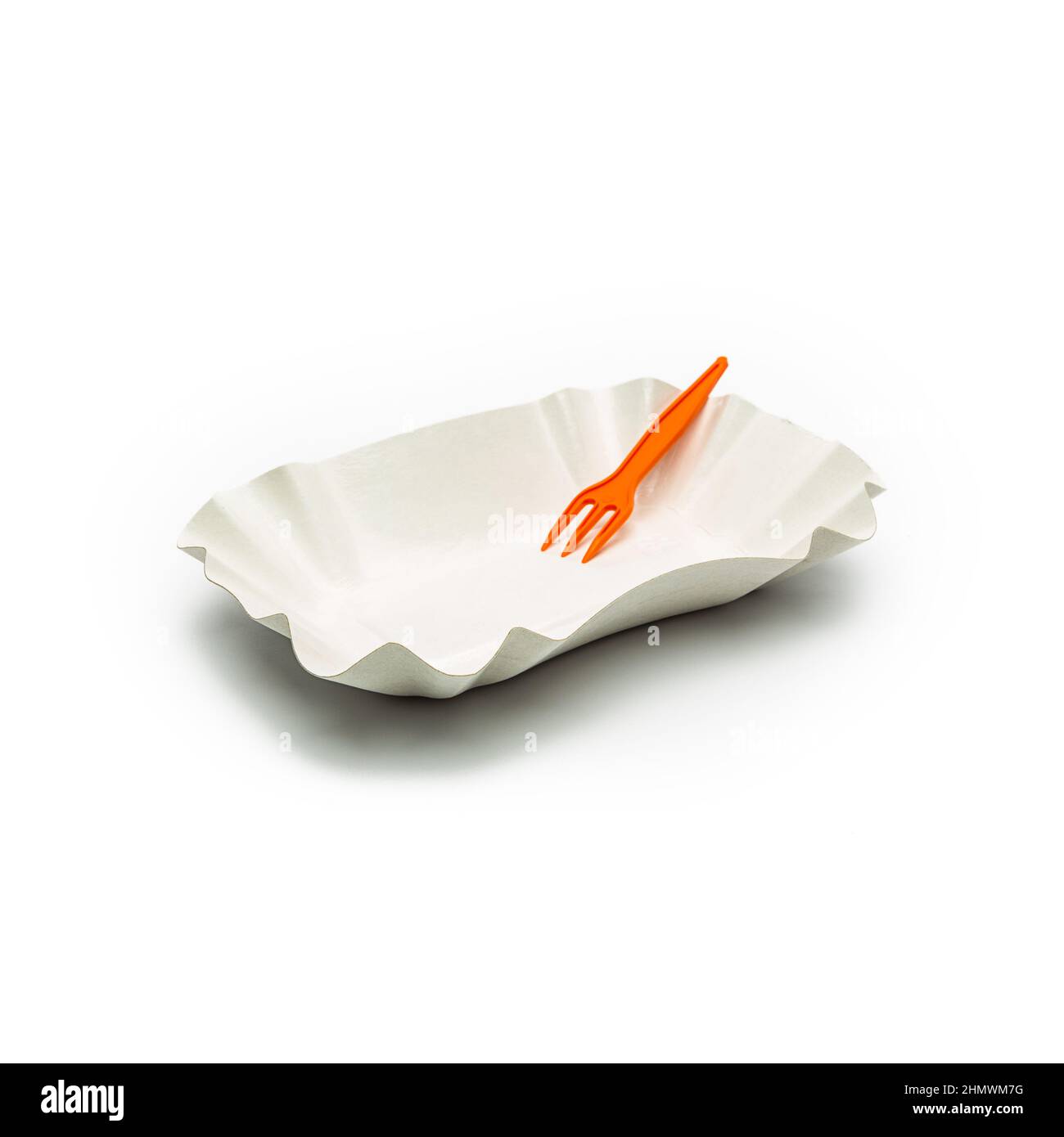 Empty white packaging french fries hi-res stock photography and images ...