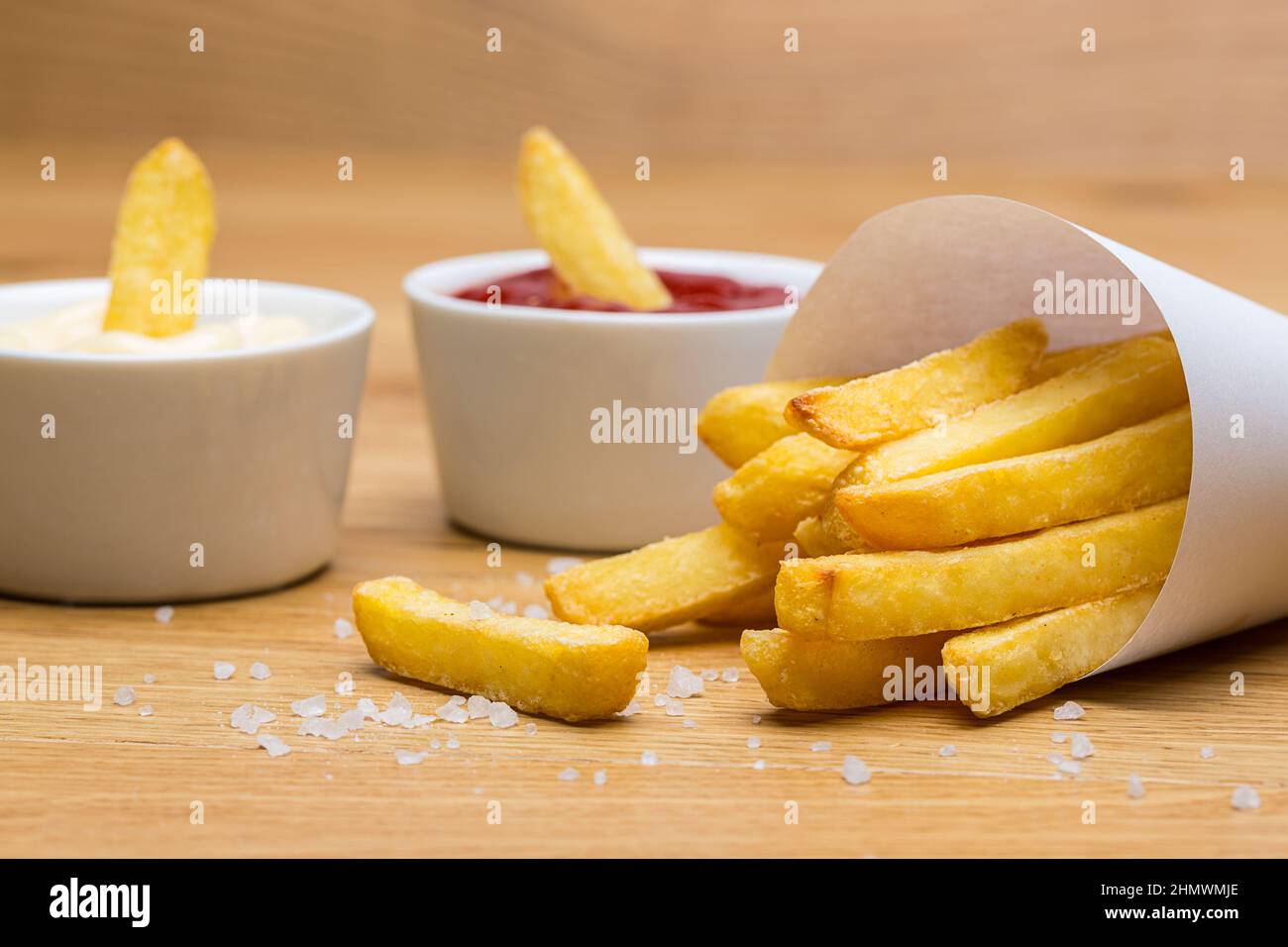 Salted french fries hi-res stock photography and images - Alamy