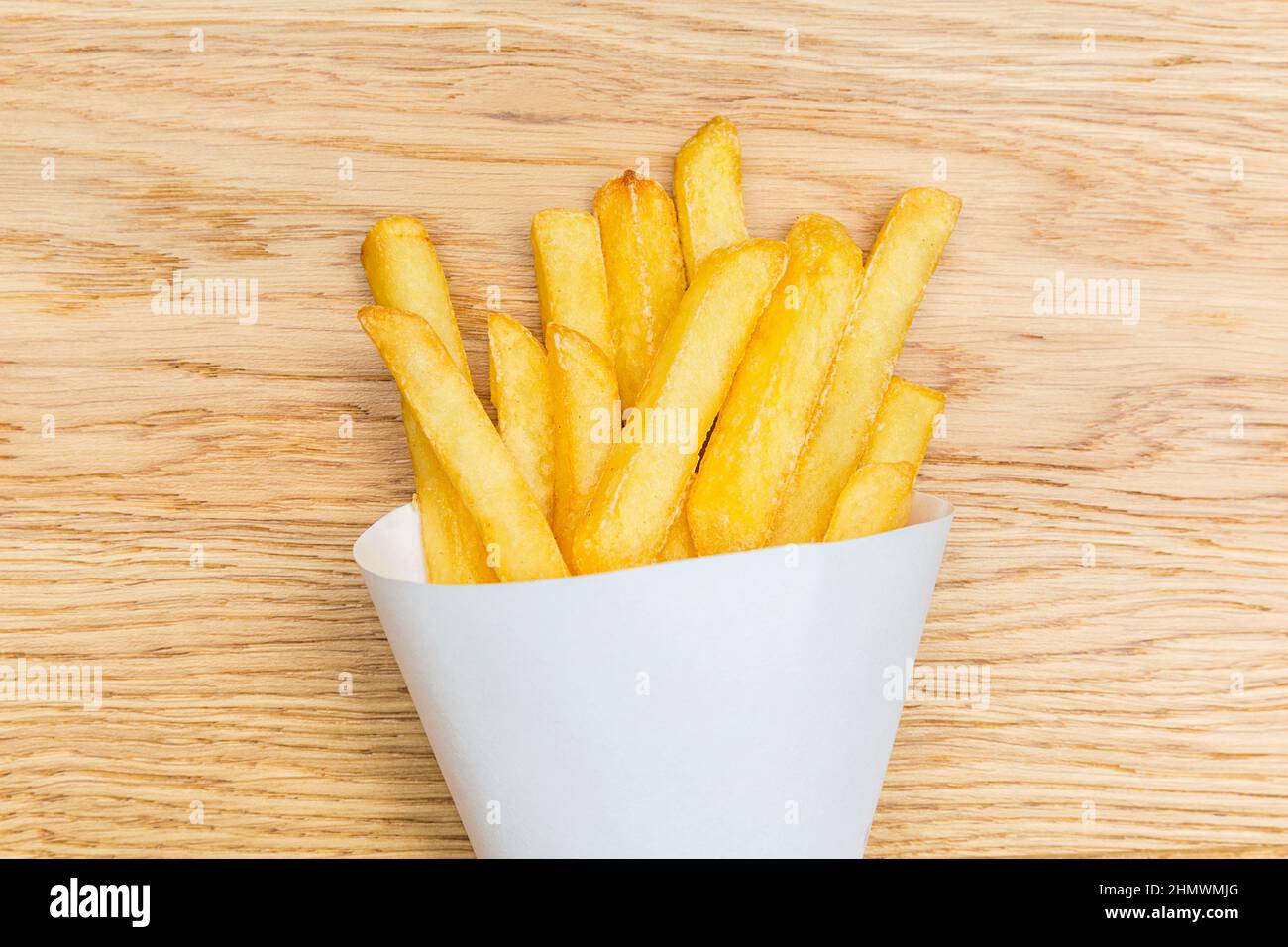 french fries Pommes on wooden background Stock Photo - Alamy