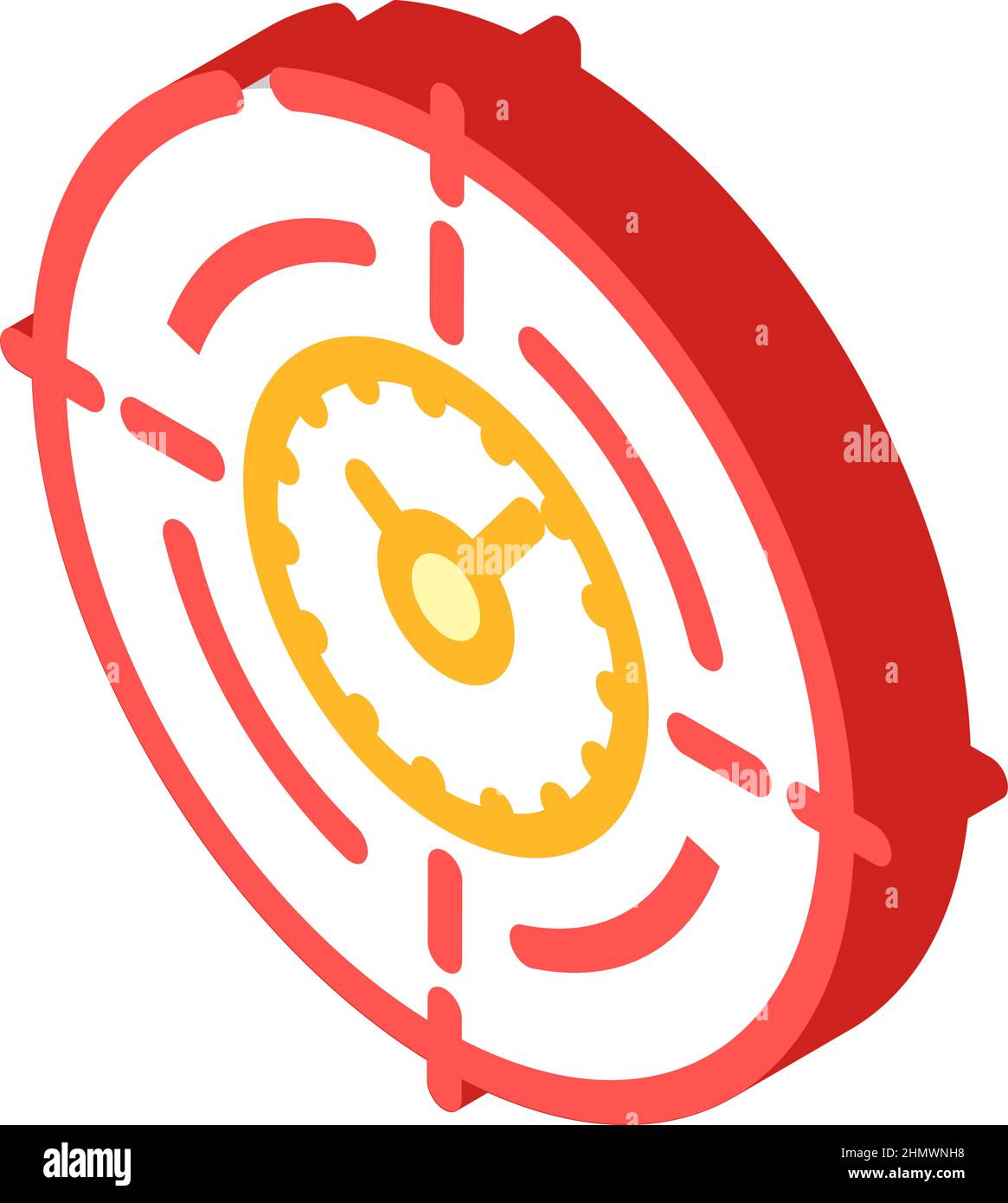 target of time management isometric icon vector illustration Stock ...