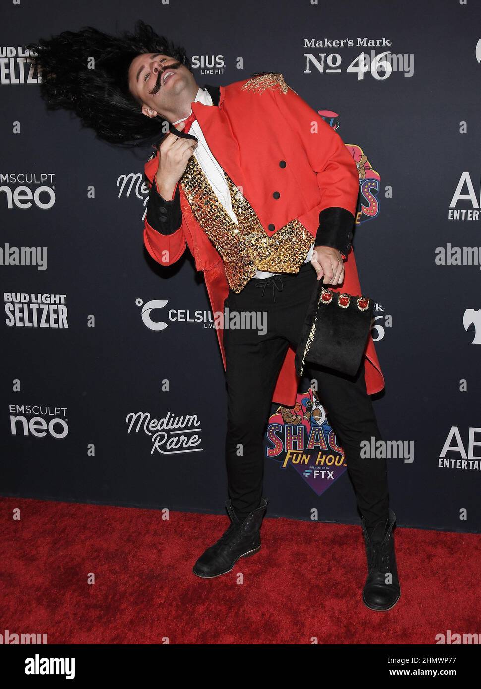 Los Angeles, USA. 11th Feb, 2022. Sheldon Blake arrives at SHAQ'S Fun ...