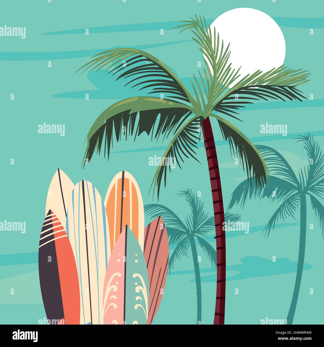 Surf competition poster hi-res stock photography and images - Alamy