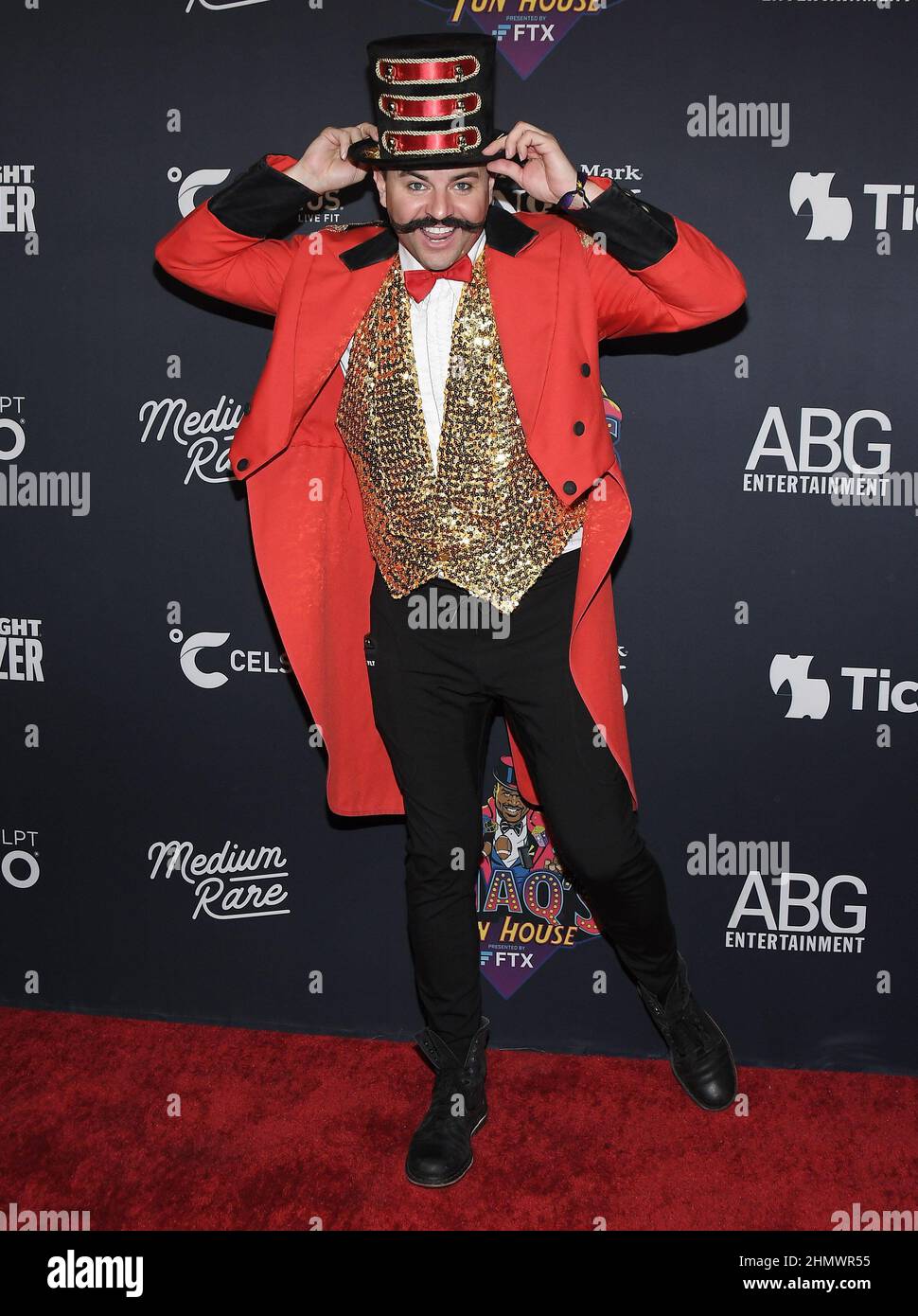 Los Angeles, USA. 11th Feb, 2022. Sheldon Blake arrives at SHAQ'S Fun ...