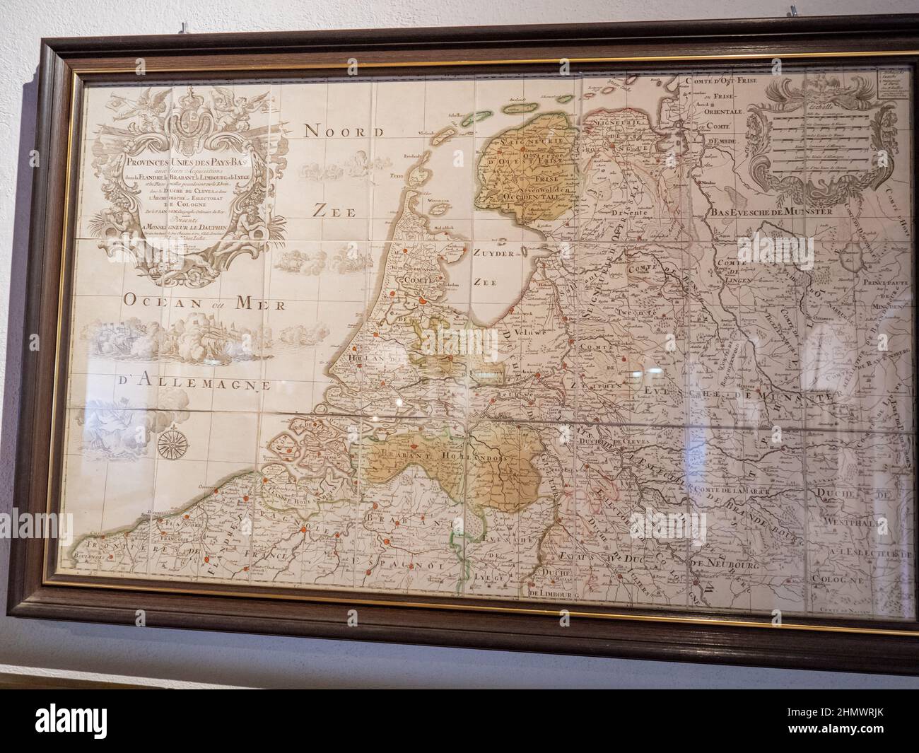 Map of the kingdom of bohemia hi-res stock photography and images - Alamy