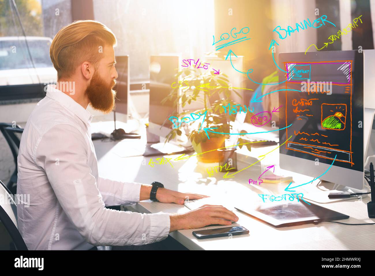 Layout man hi-res stock photography and images - Alamy