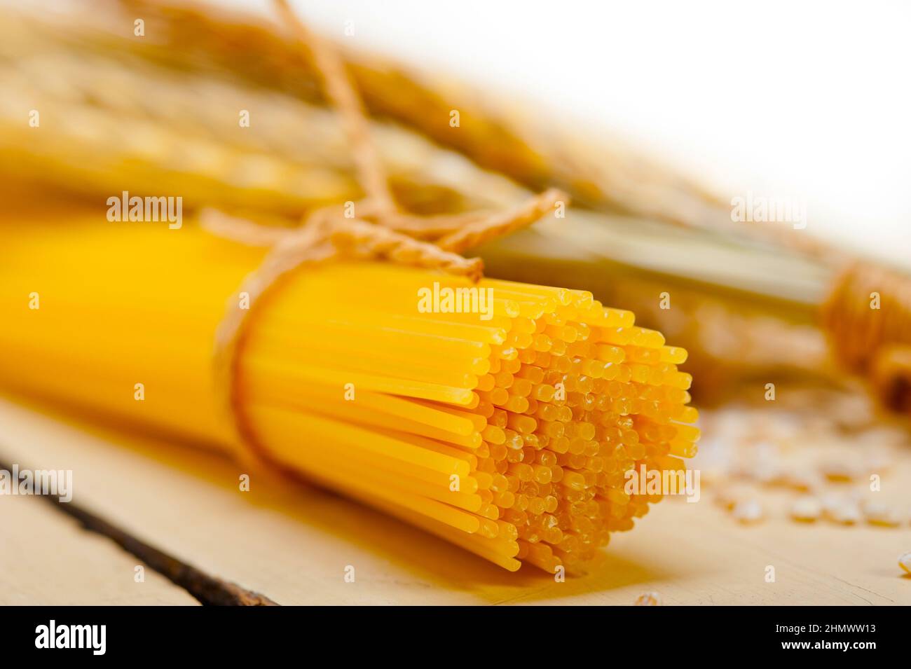 organic Raw italian pasta and durum wheat grains crop Stock Photo - Alamy