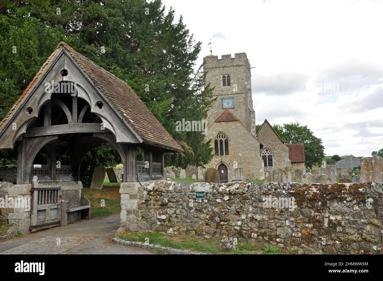 St Mary's and All Saints Church, Boxley, Kent, UK. Beautiful old ...