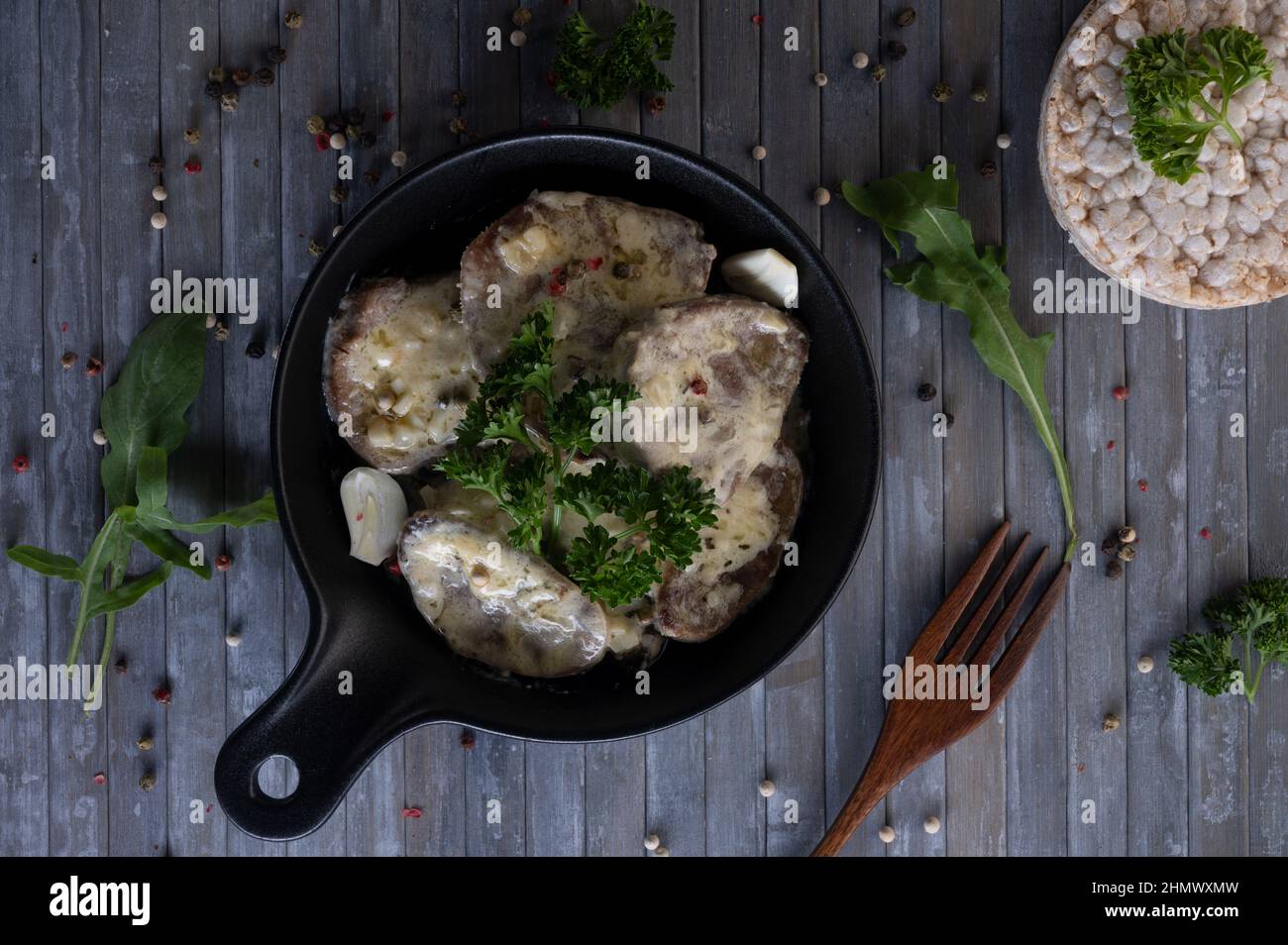 Fried cow tongue with a creamy taste is best dish in the world ...