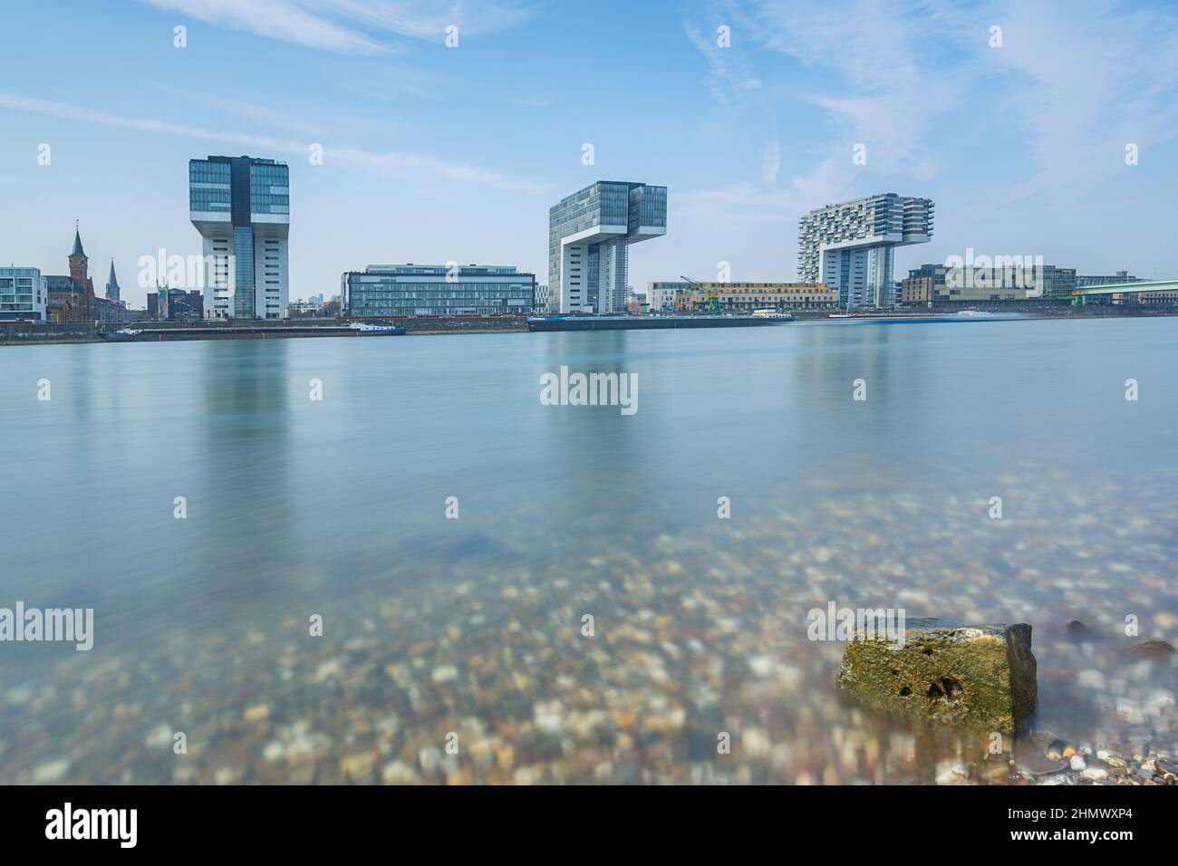 cologne crane houses at the Rheinauhafen Stock Photo - Alamy
