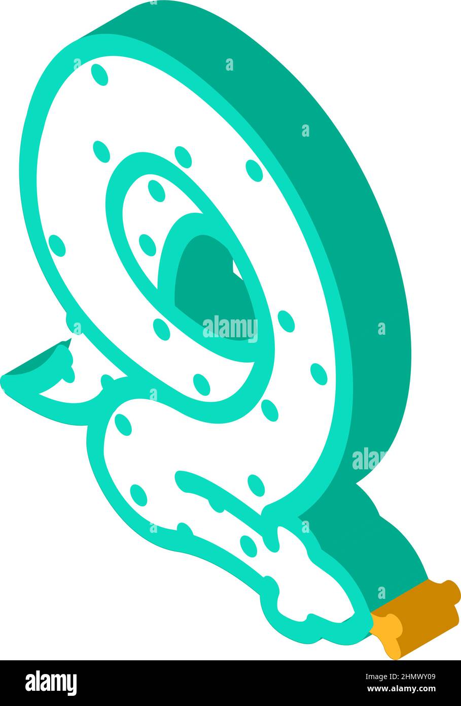 snake animal isometric icon vector illustration Stock Vector Image ...