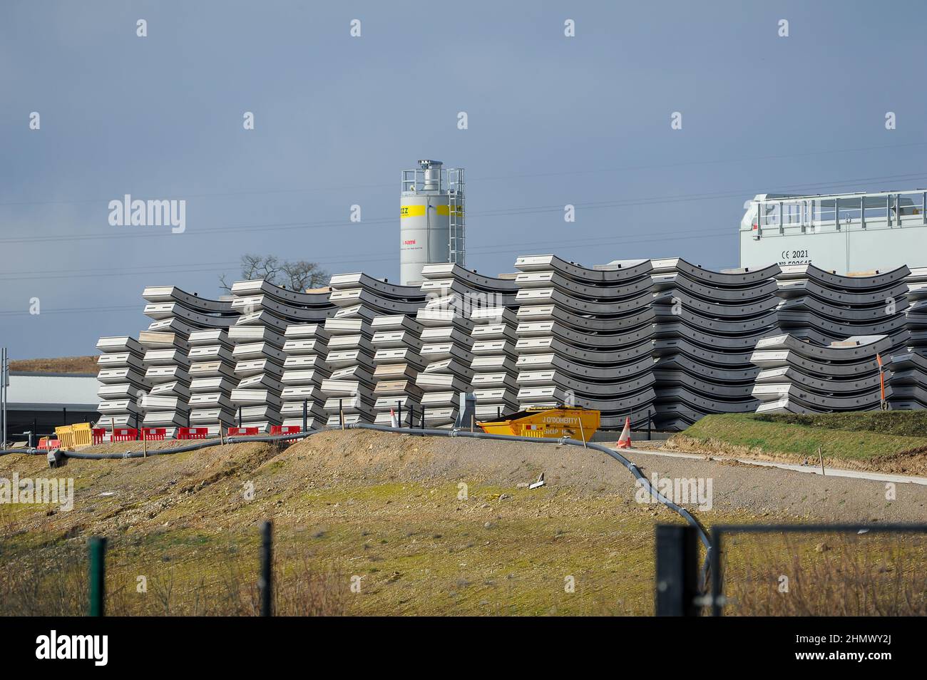 Precast concrete tunnel segments hi-res stock photography and images ...