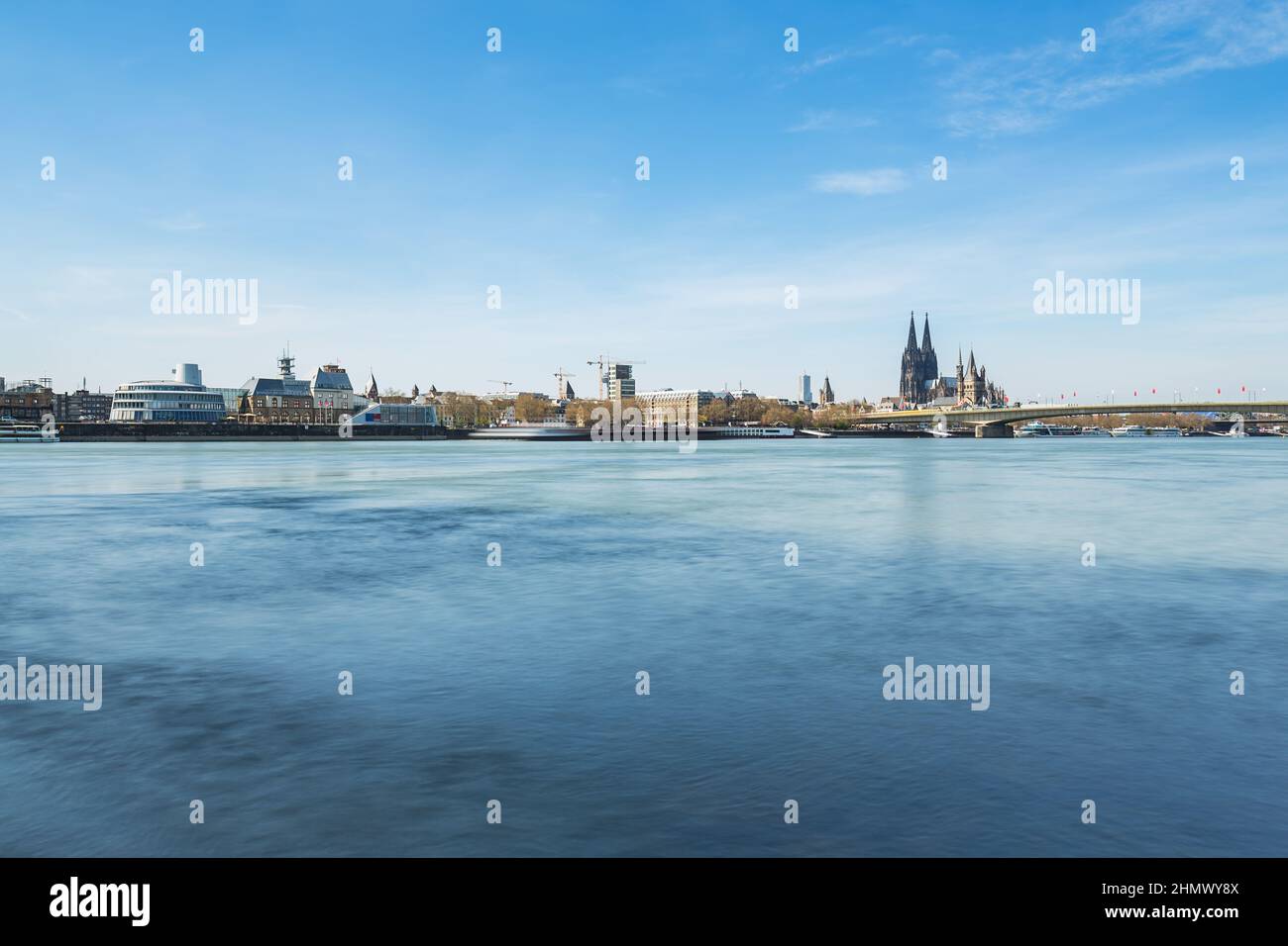 Cologne City Skyline at spring Stock Photo - Alamy