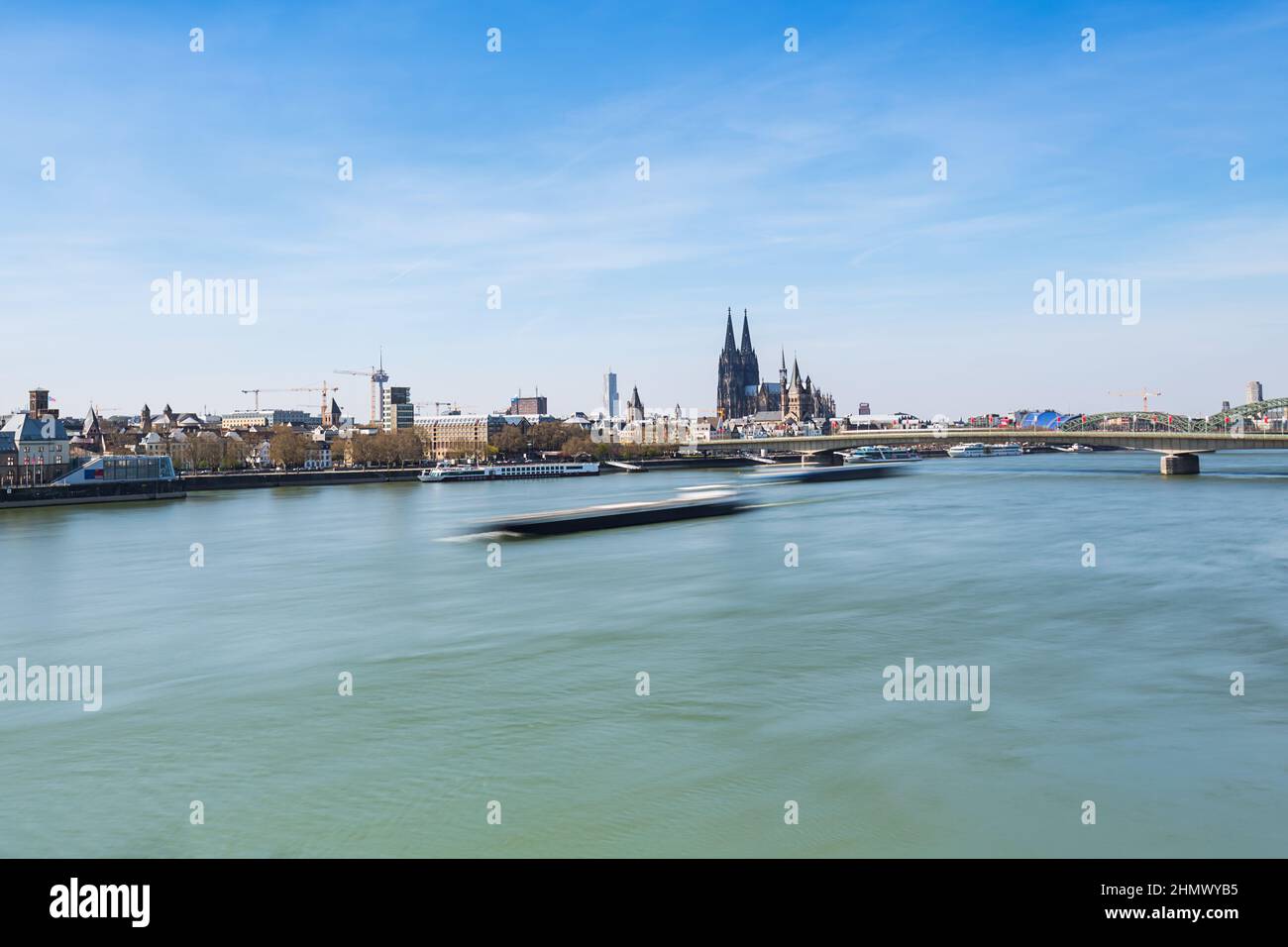 Germany cologne cargo ship hi-res stock photography and images - Alamy