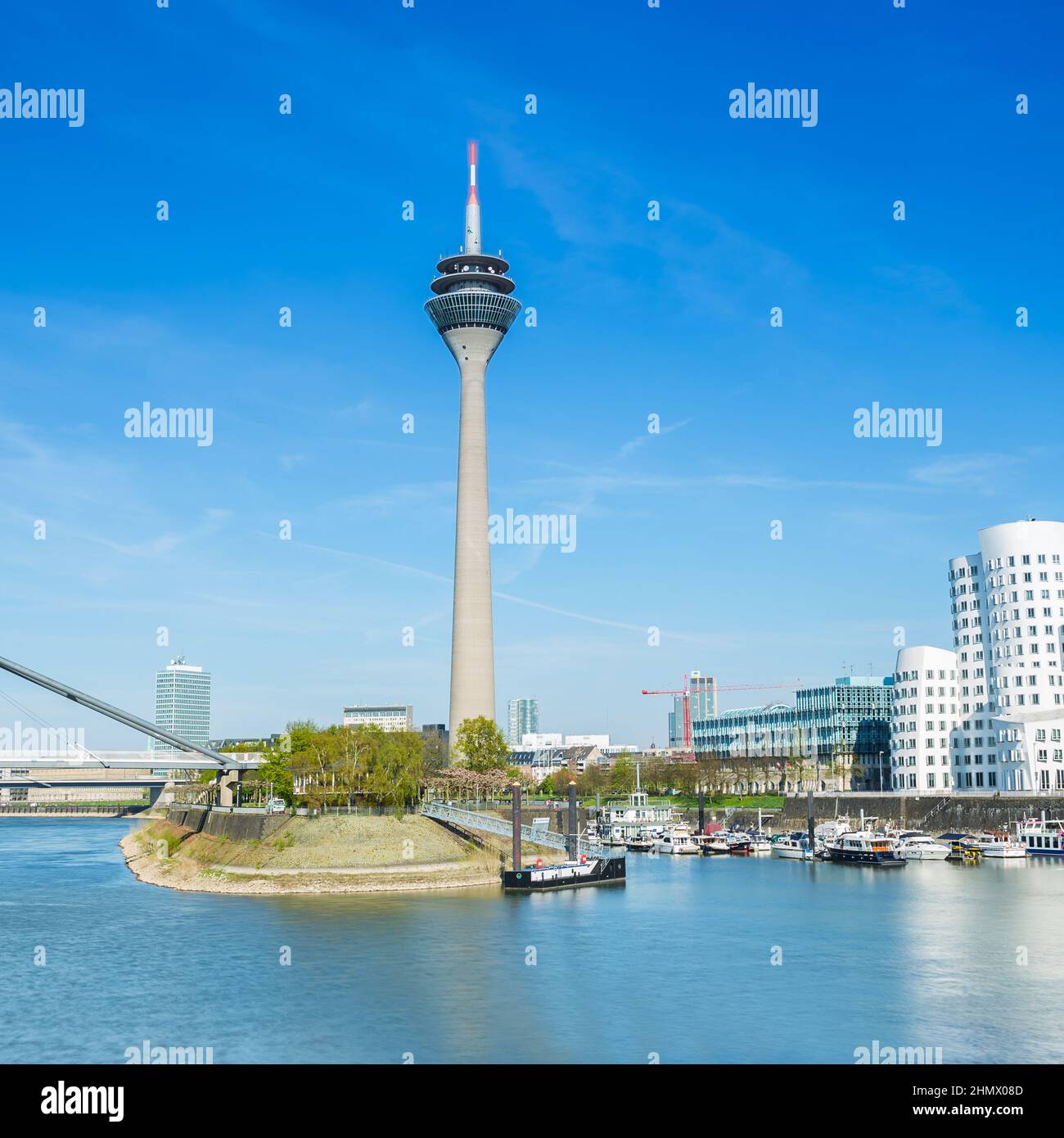 Rheinturm rhine tower hi-res stock photography and images - Alamy