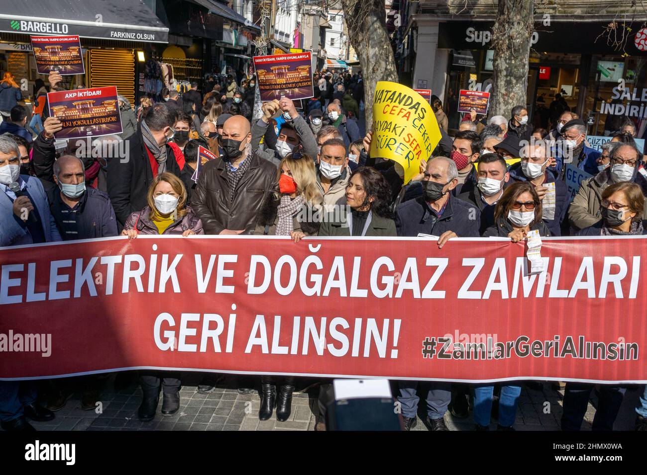 Istanbul, Turkey. February 12, 2022: The Republican People's Party (CHP ...